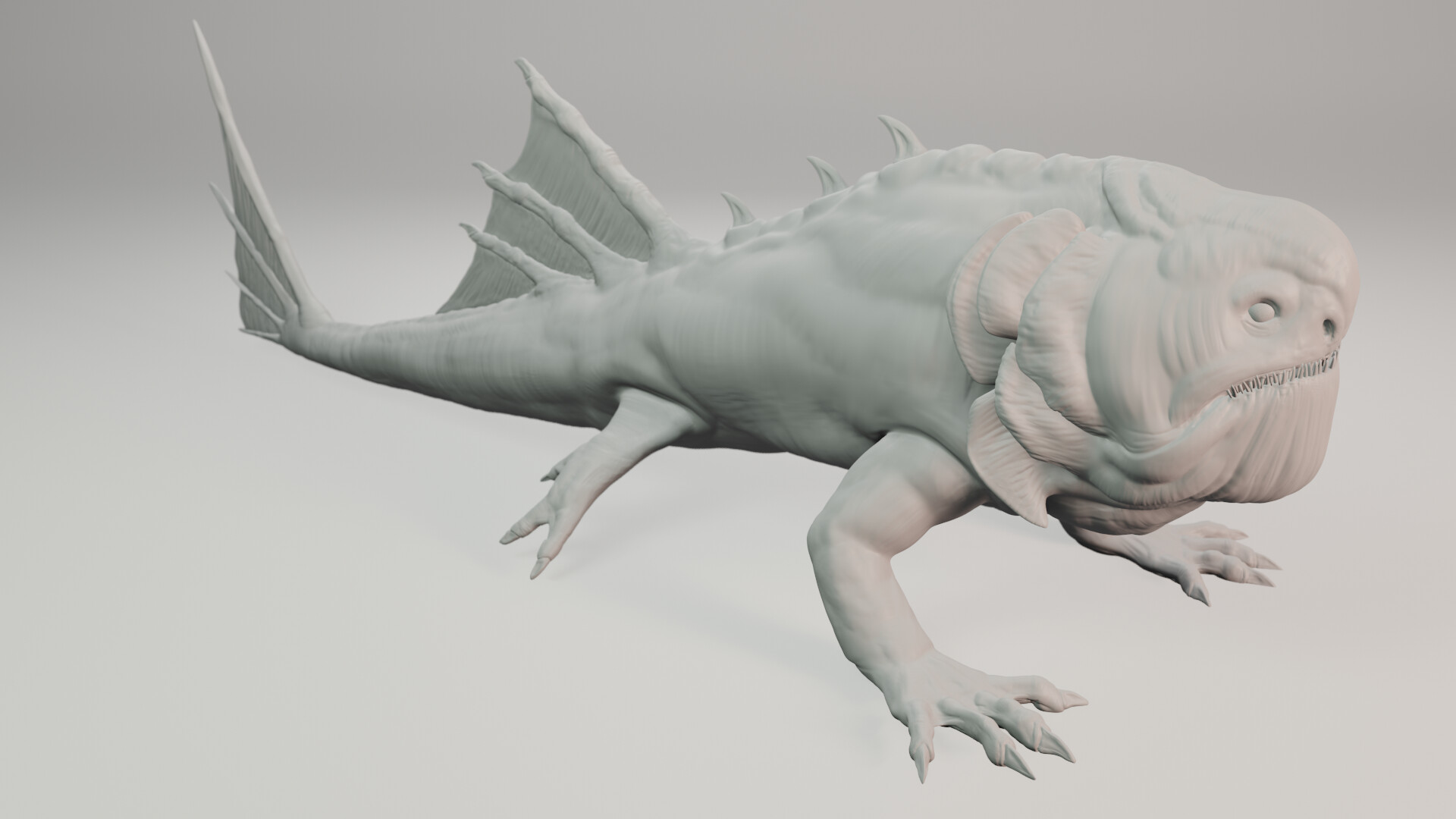 Adrian Pagador - PROWLER - 3D Realistic Creature from my 3D Modeling ...