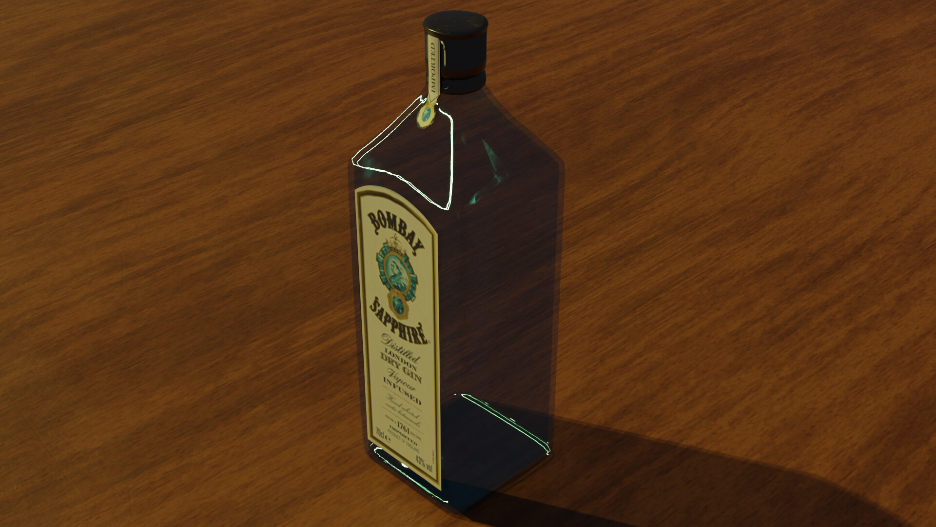 ArtStation - Gin bottle.