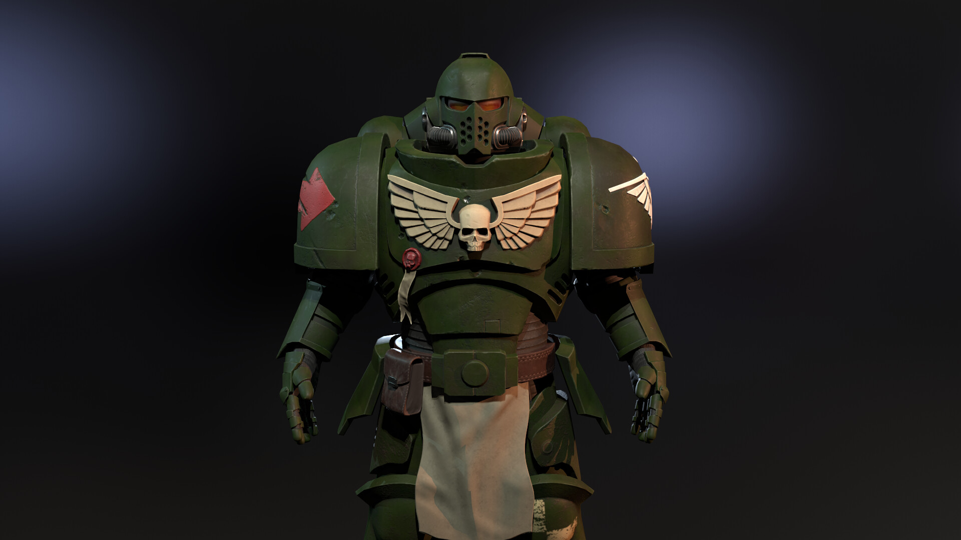 ArtStation - Dark Angels Spacemarine