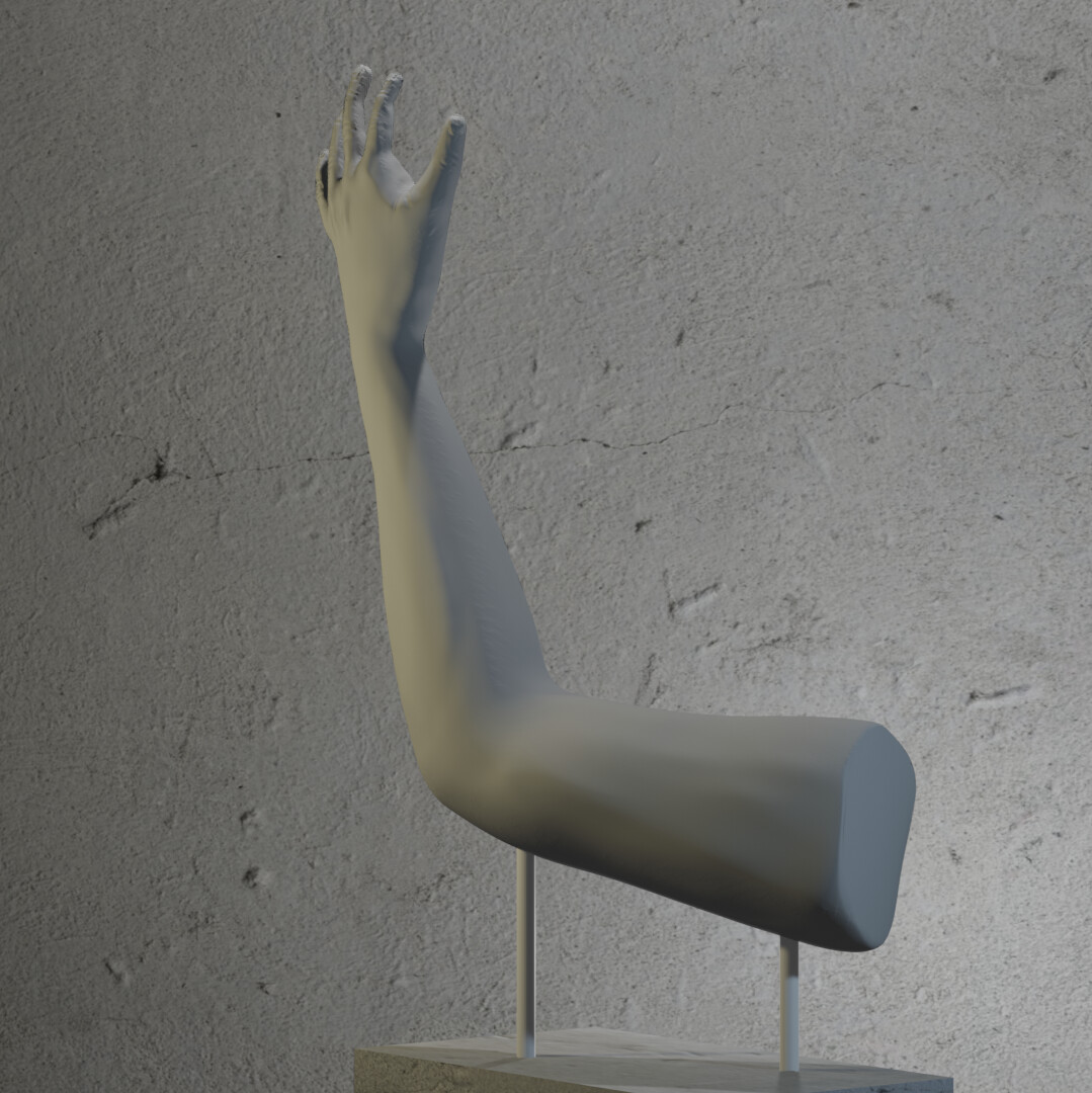 ArtStation - Arm model with realistic lighting
