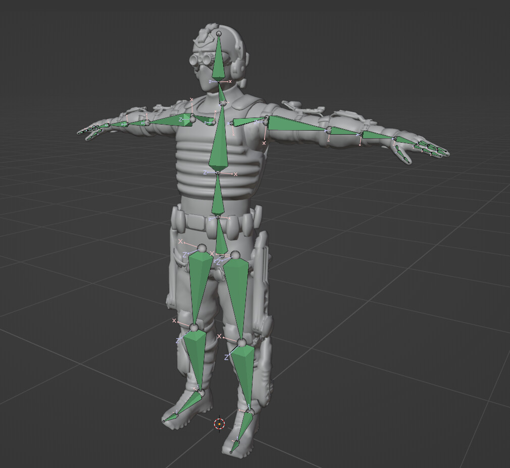 Blair Bergman - Humanoid Game Rig