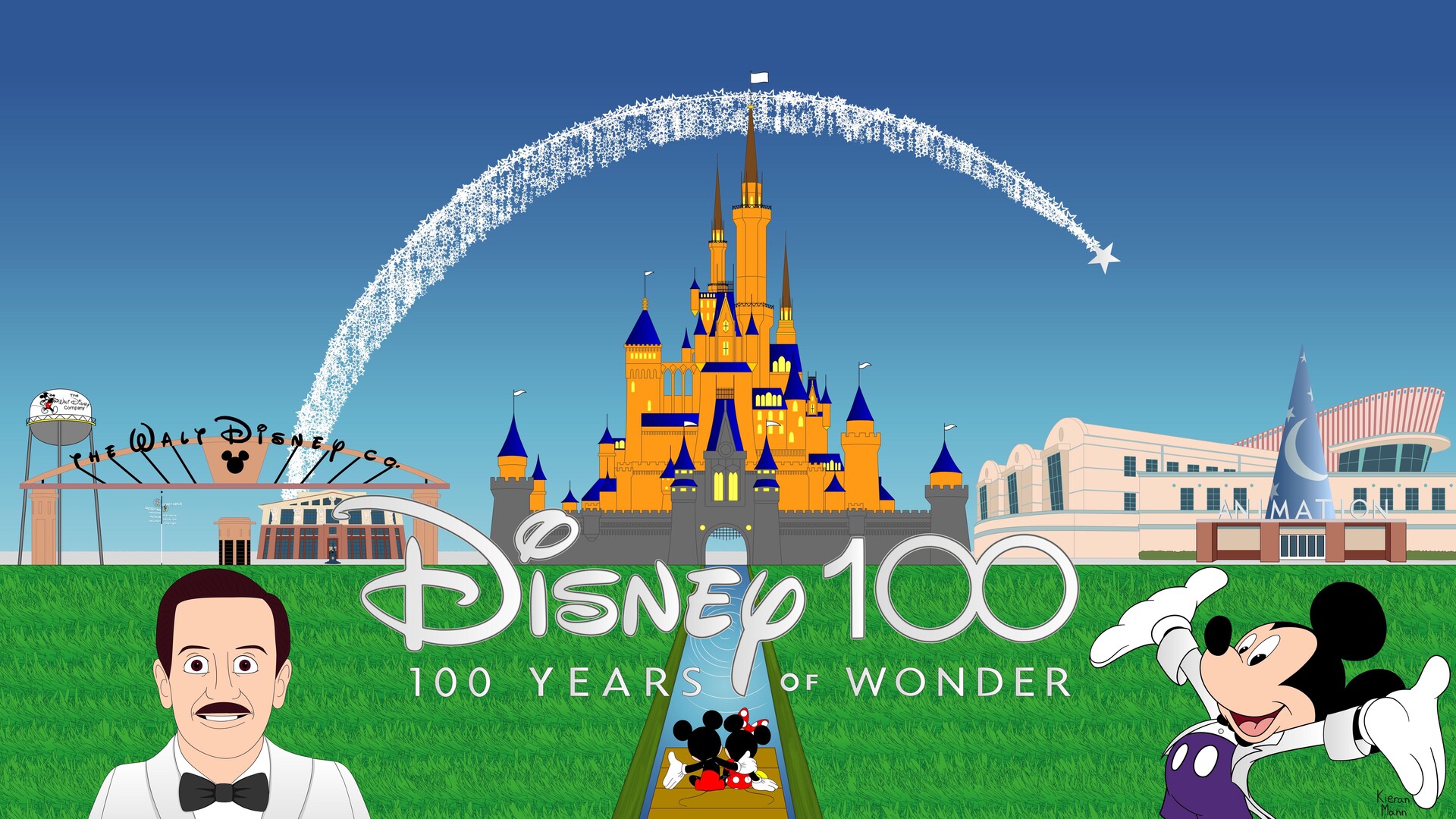 ArtStation - Disney100 Poster (100 Years of Disney)