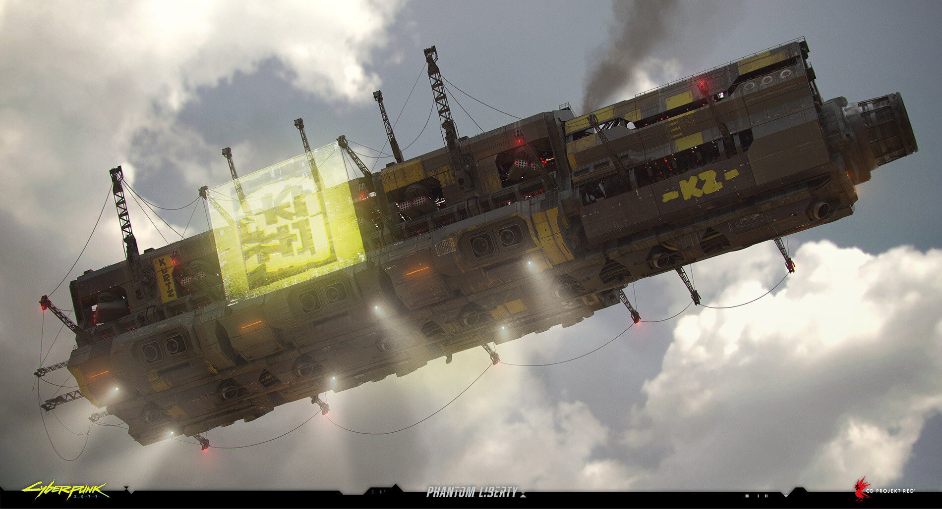 Filippo Ubertino - Cargo Airship Original Concept - Cyberpunk 2077 ...