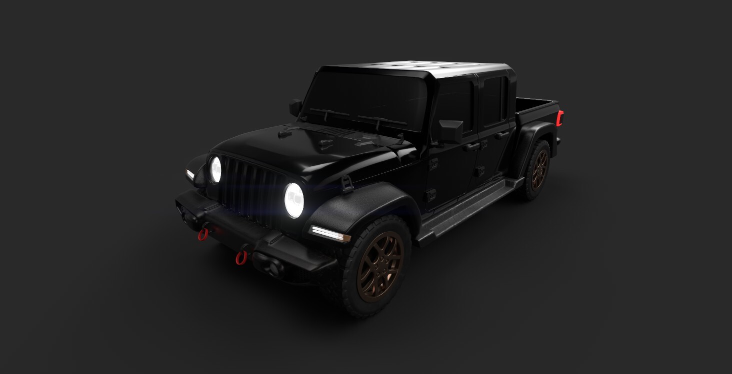 ArtStation - Jeep Wrangler
