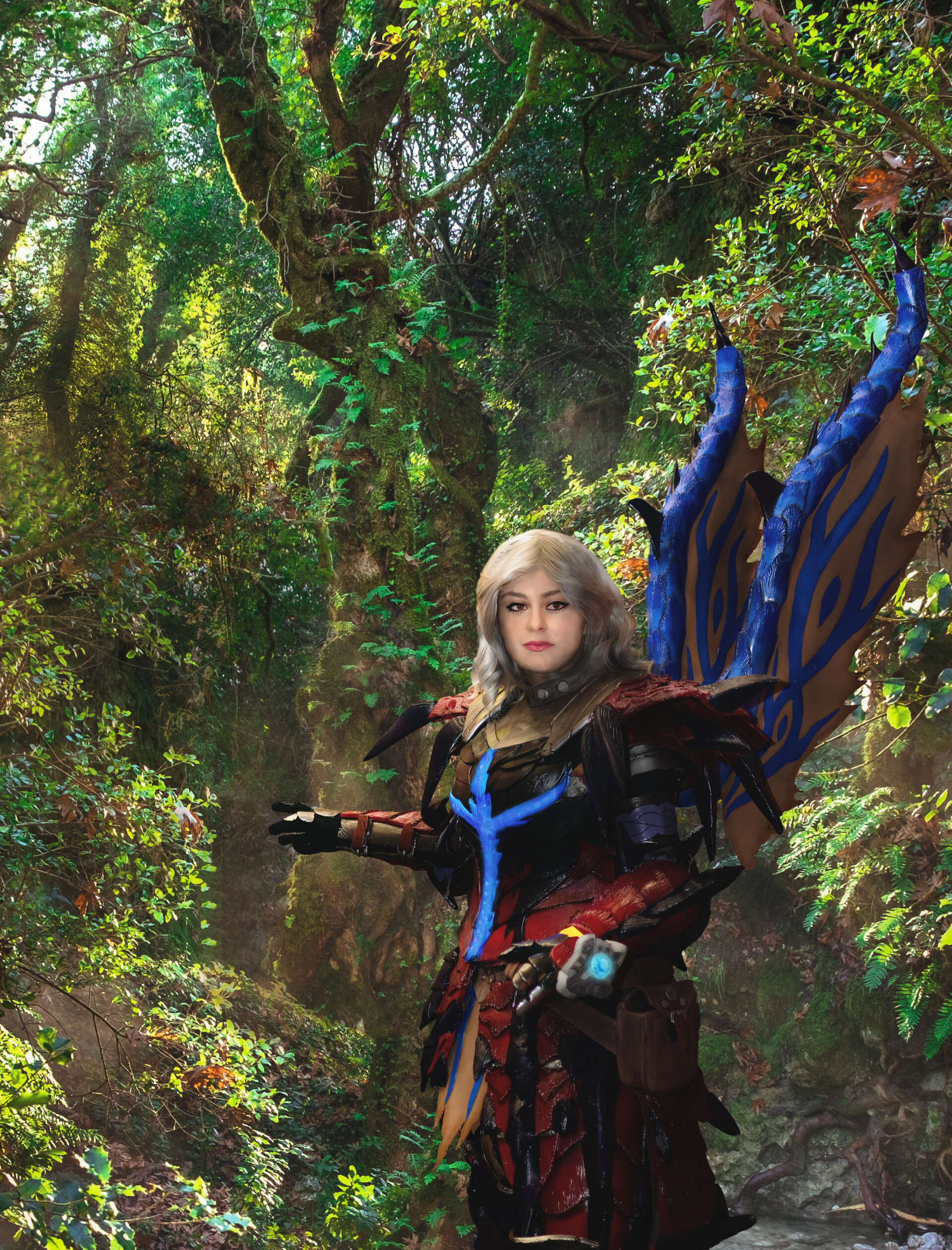 ArtStation - Razewing Rathlos Armor Cosplay Mattepainting