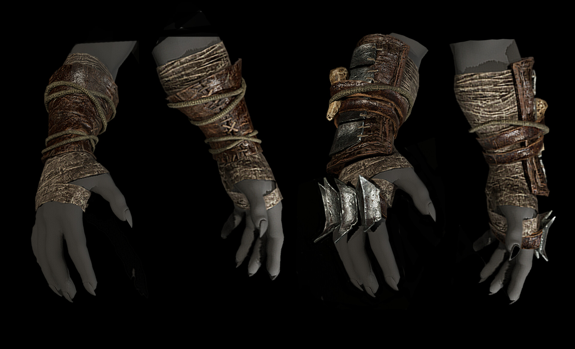 Irene carbonell portfolio 3d 2d art - Orc Fighter part 2