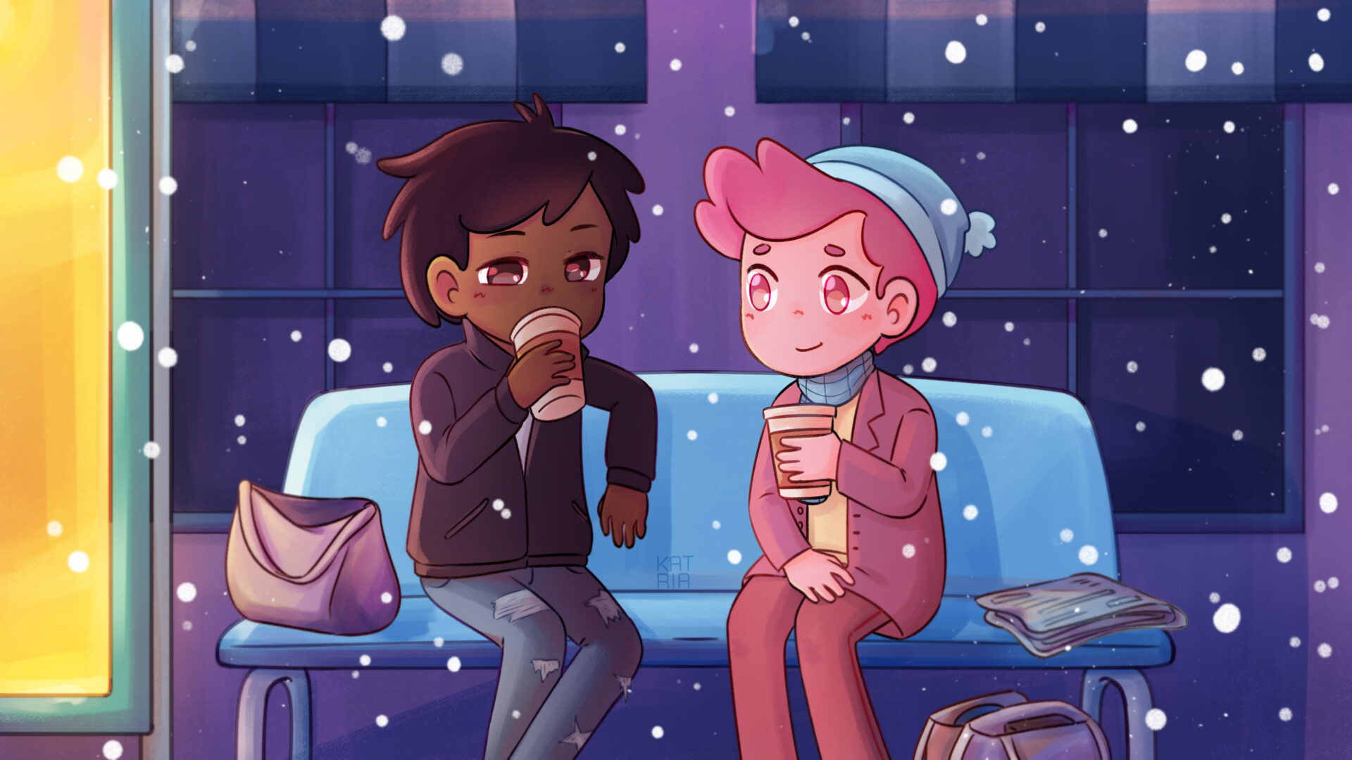 ArtStation - Marshall Lee and Gary (Adventure Time) Fanart