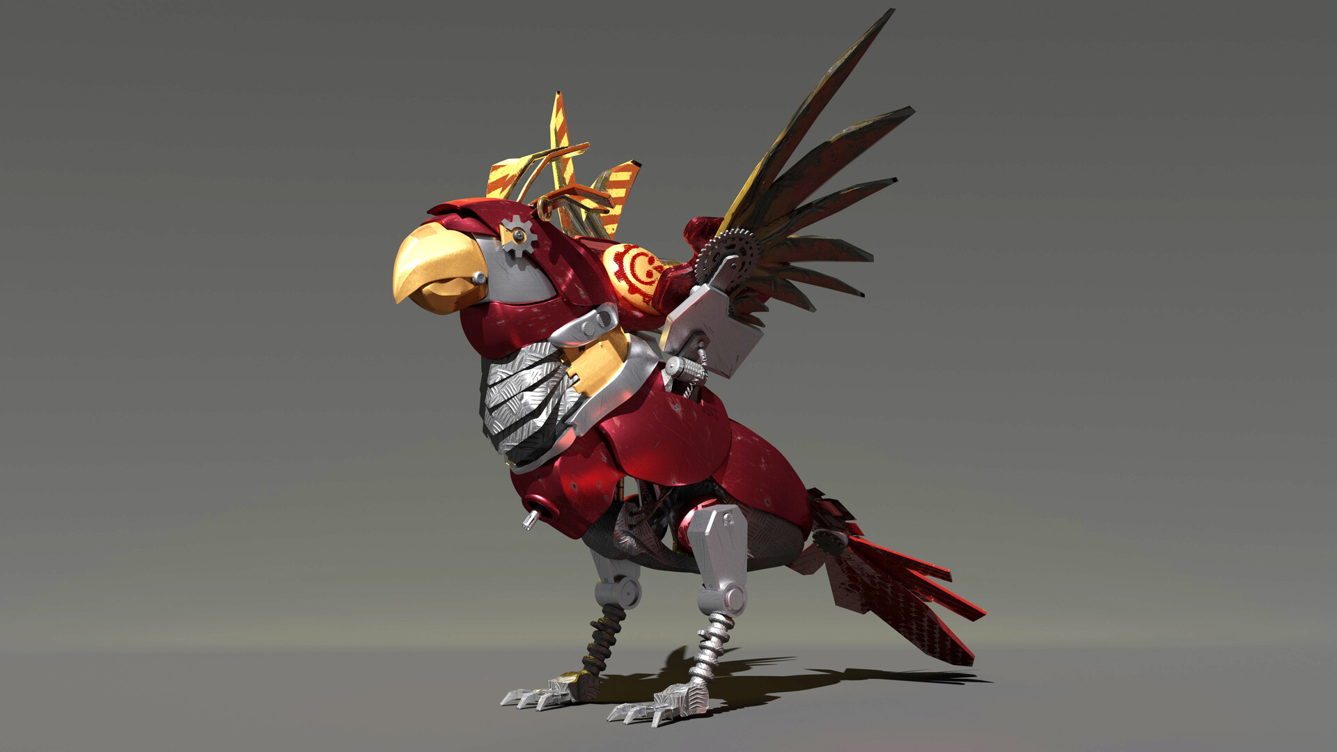 ArtStation - Robot parrot concept