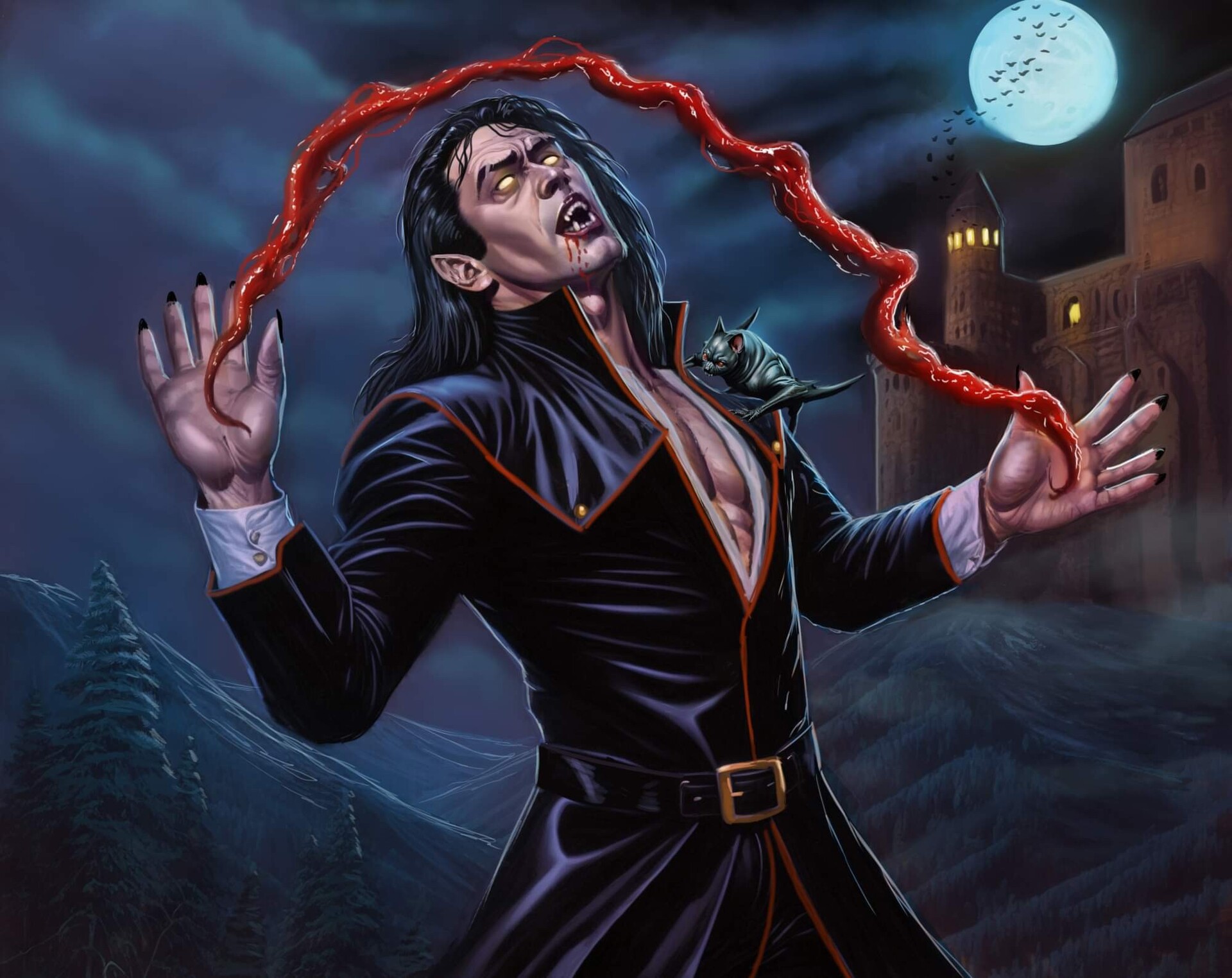 ArtStation - Vampir : blood magic