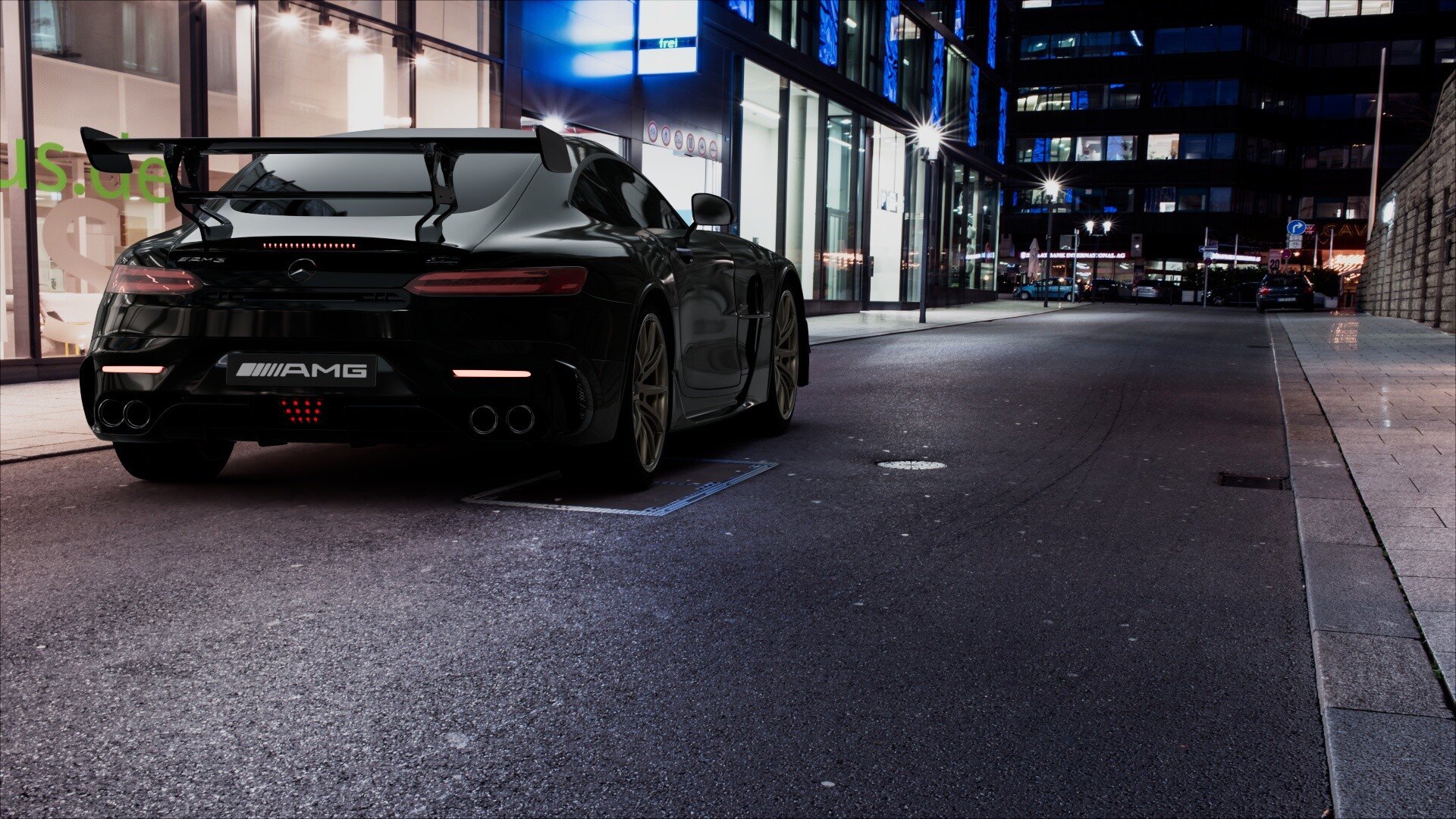 ArtStation - Mercedes AMG-GT