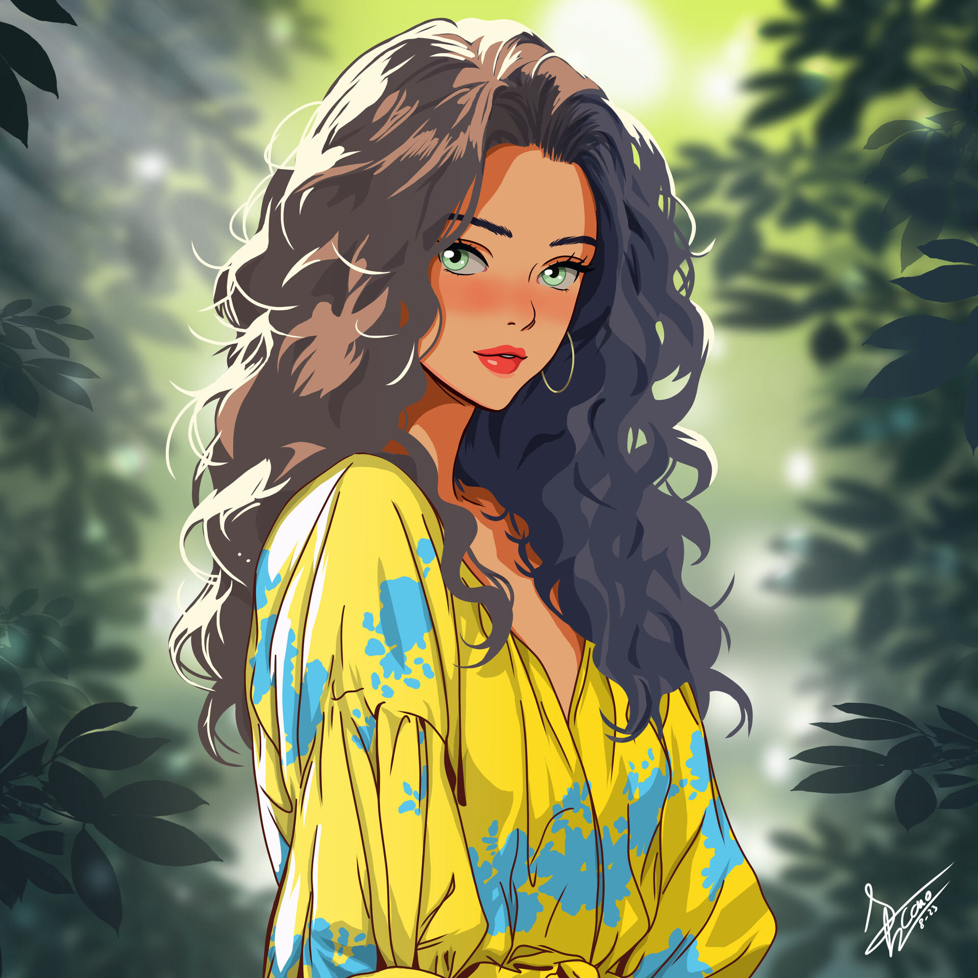 ArtStation - Chica de ensueño