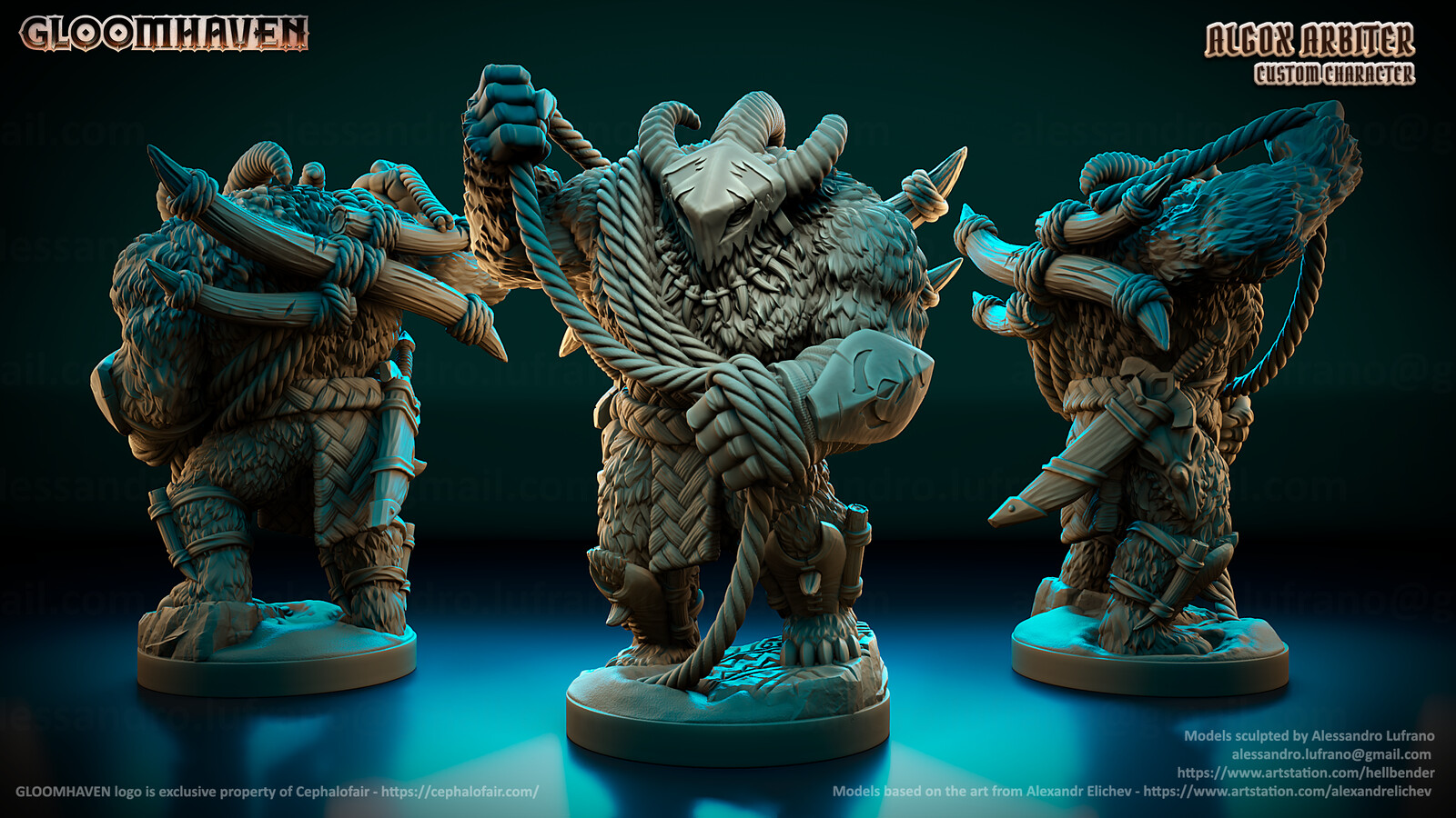 Alessandro Lufrano - Gloomhaven Custom Class - Algox Arbiter