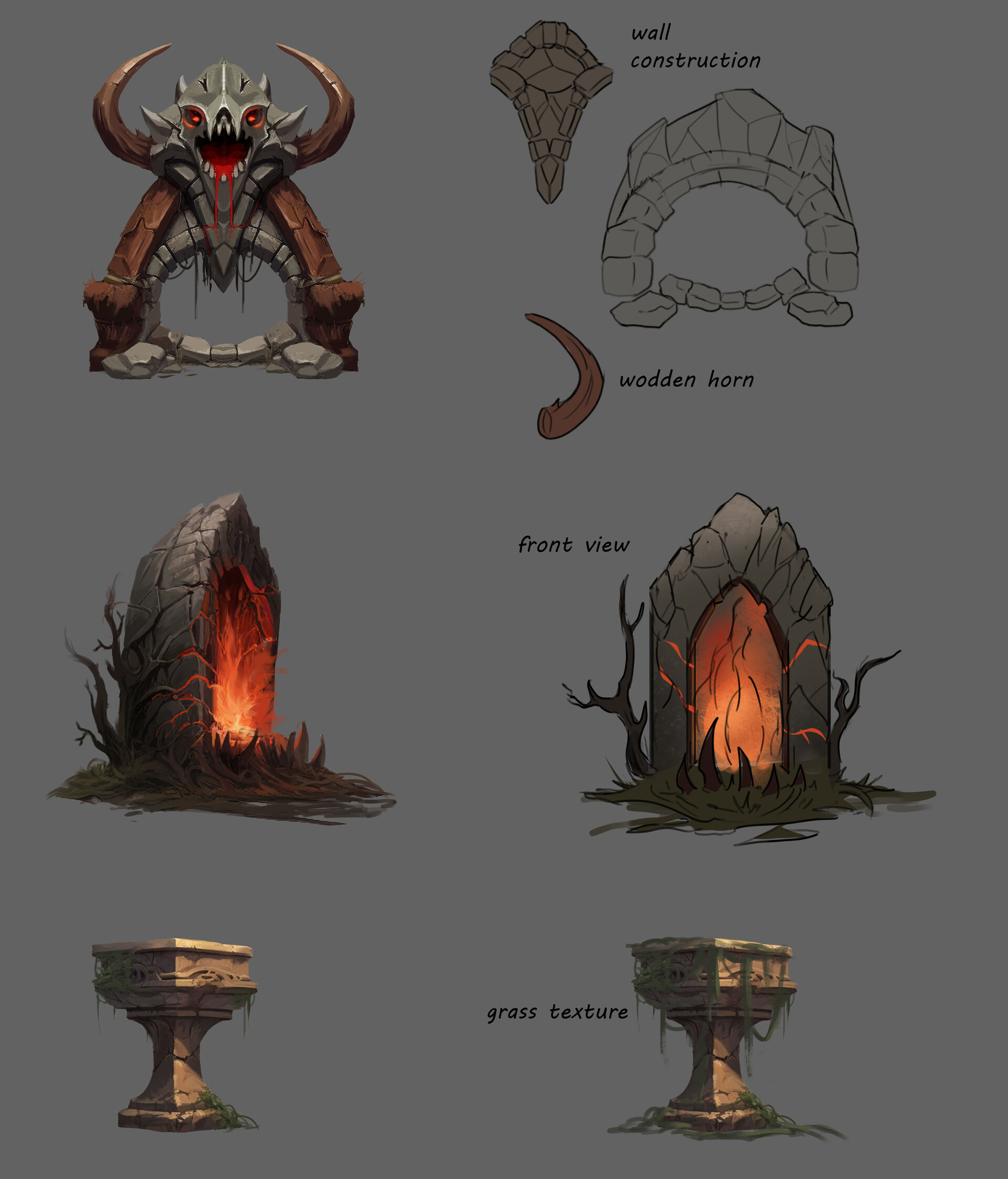 ArtStation - Concept art for a video game