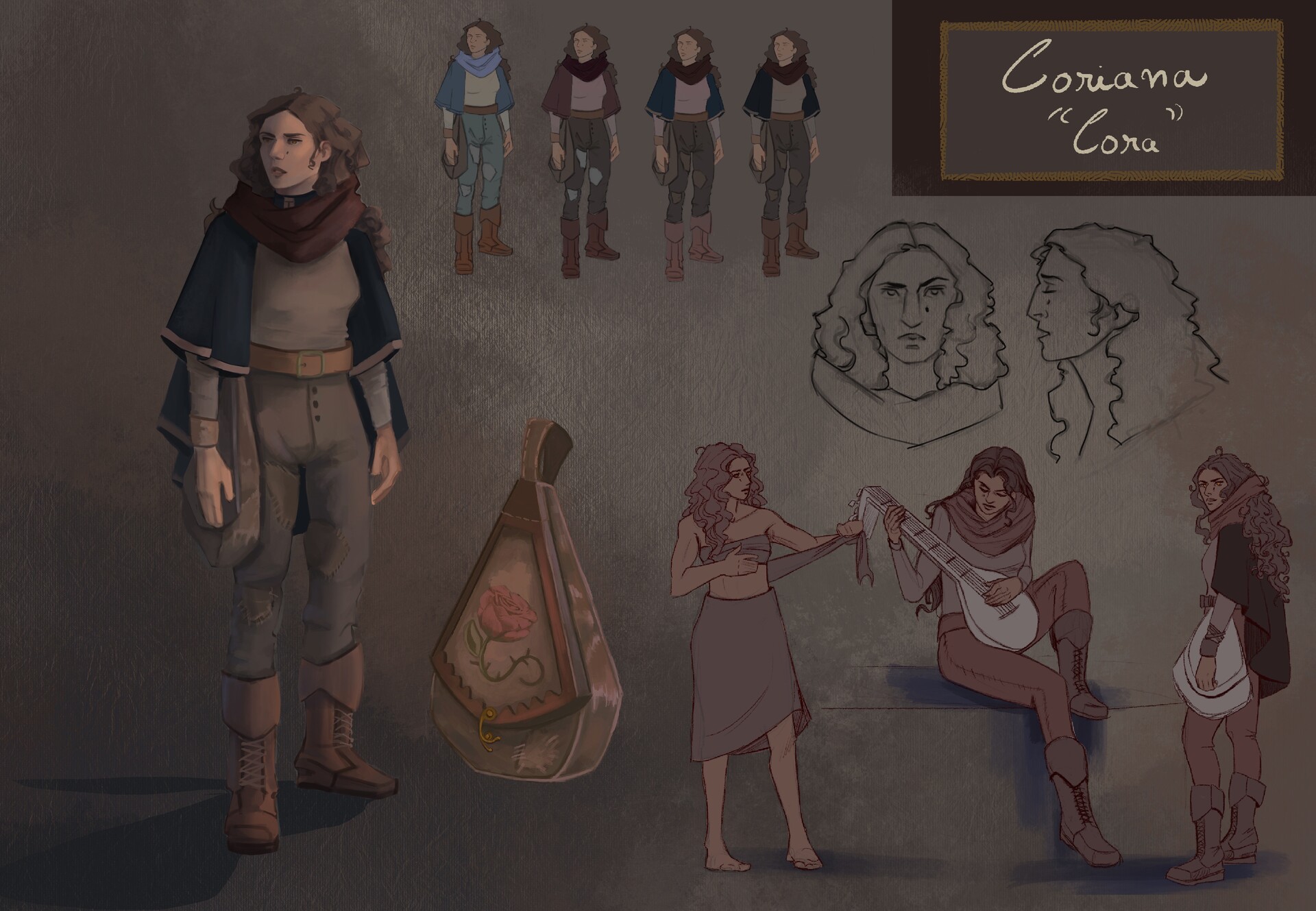 ArtStation - Cora’s Character Sheet