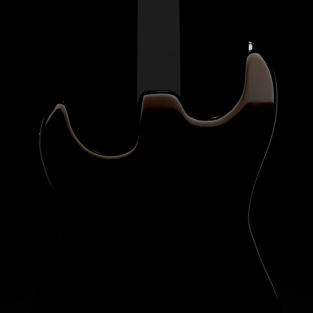 ArtStation - Guitar modeling