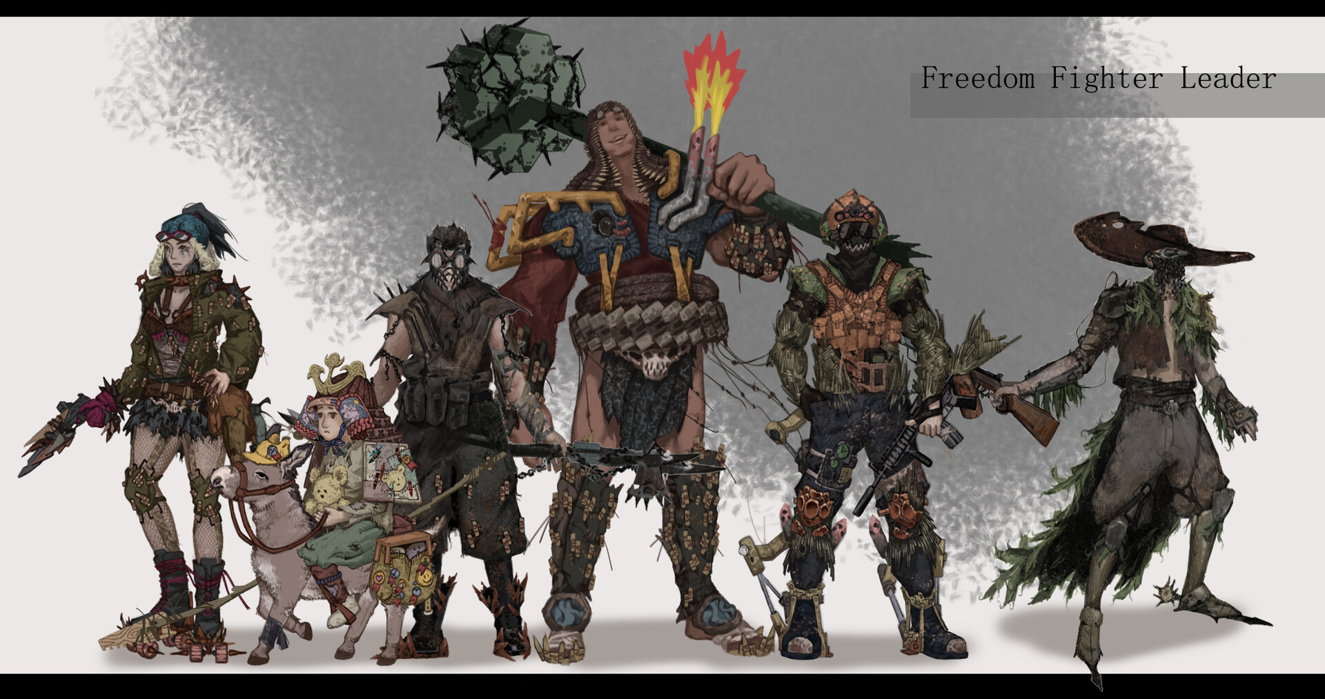 ArtStation - Freedom Fighter Leader - Coursework