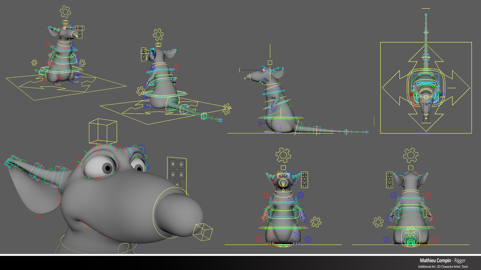 MathieuCompin - RATATOUILLE - Mouse Rigg - Fan Art