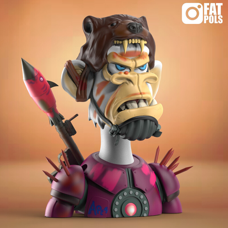 ArtStation - apocalyptic monkey collection #4