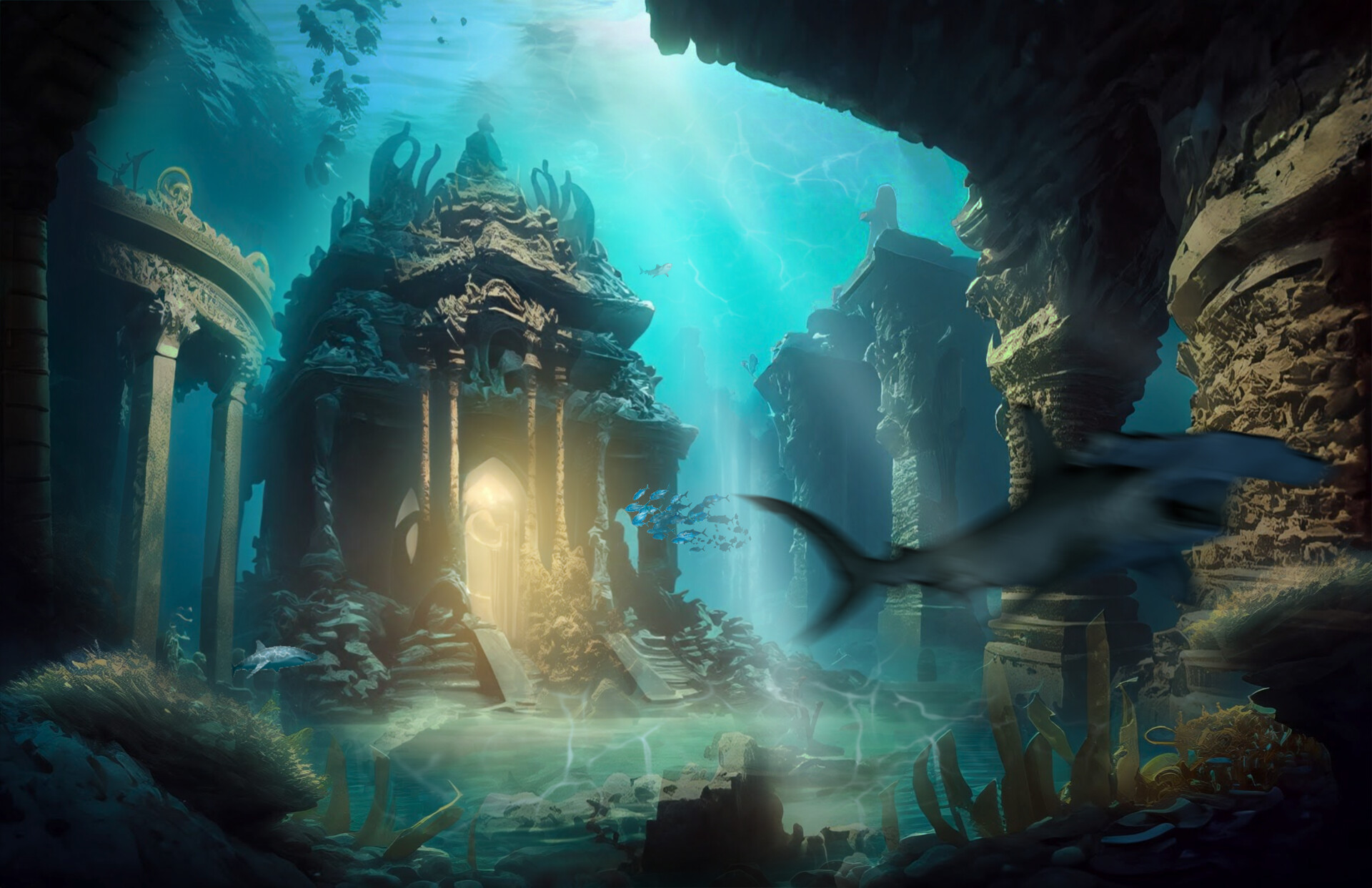 ArtStation - Ruins of Atlantis Concept