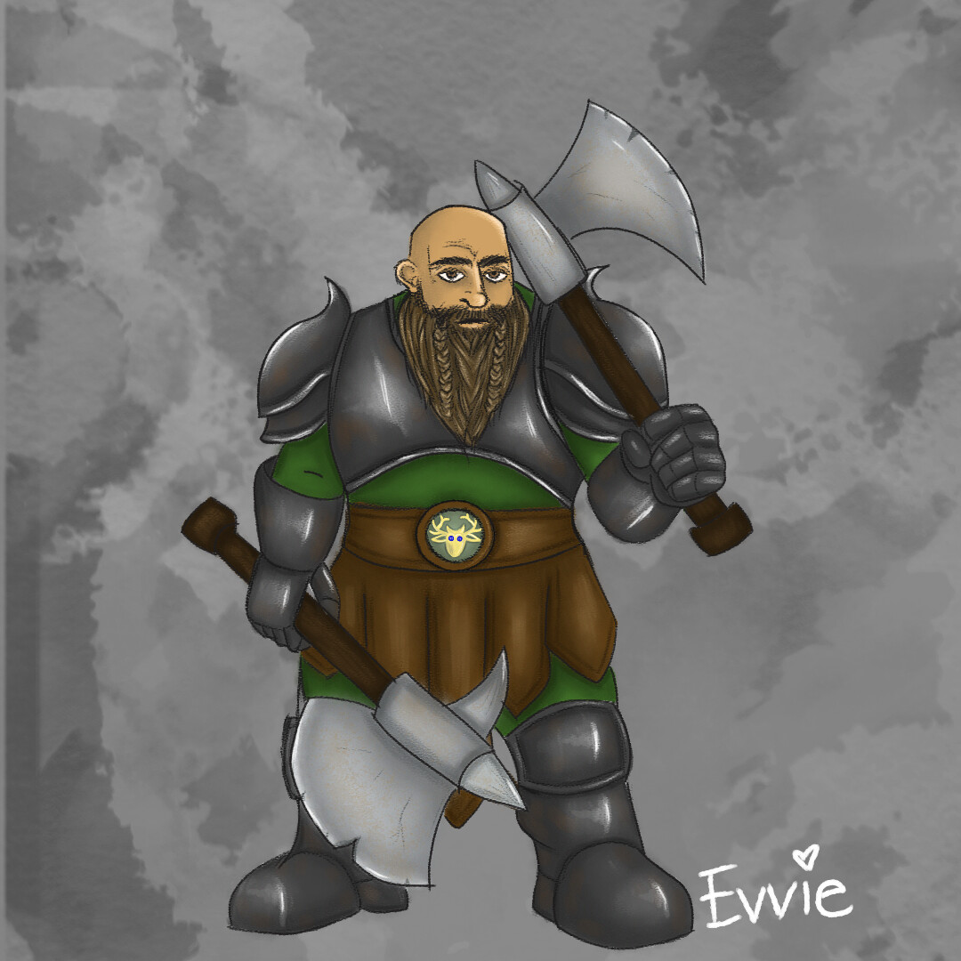 ArtStation - Dwarf Fighter