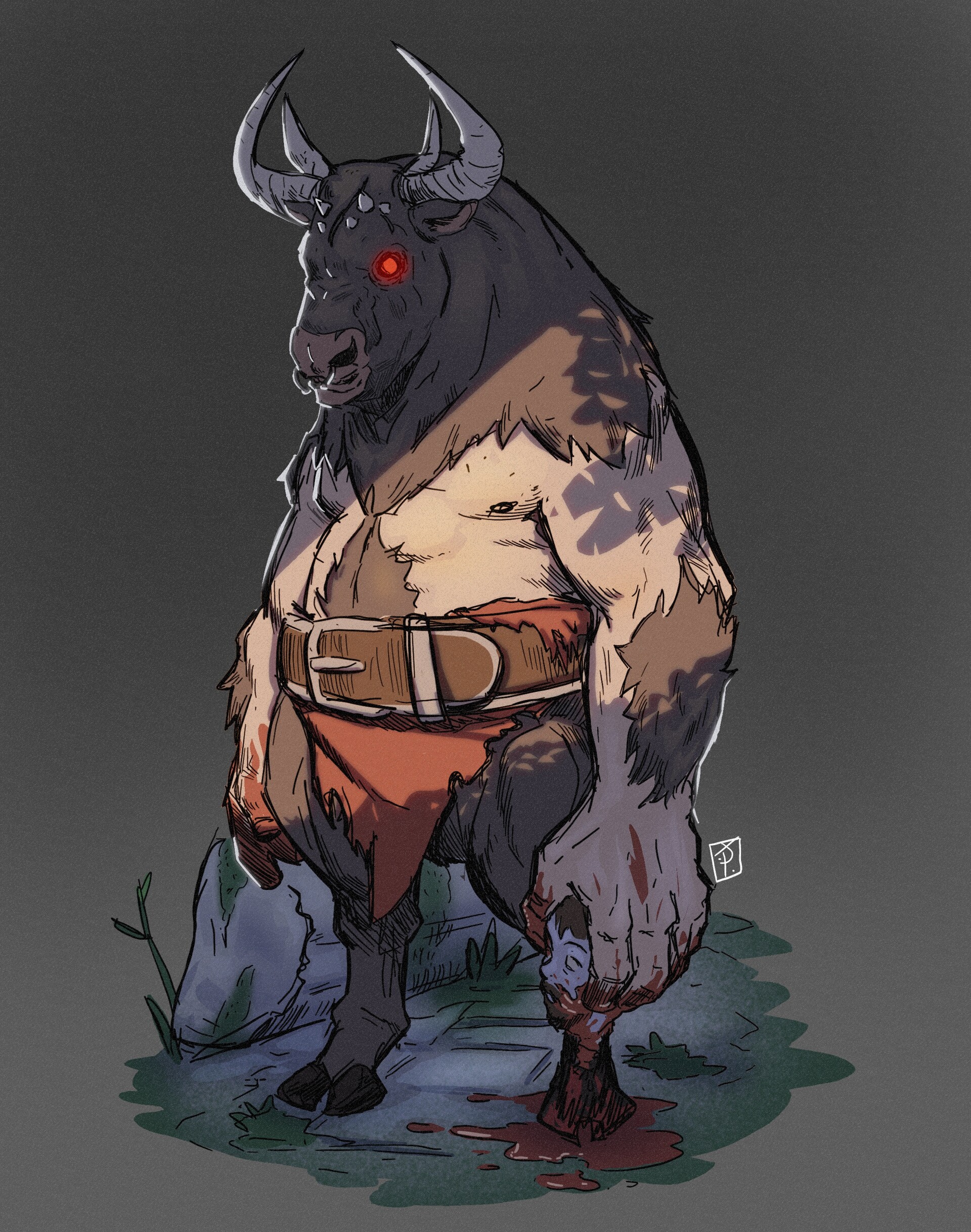 minotaur drawings