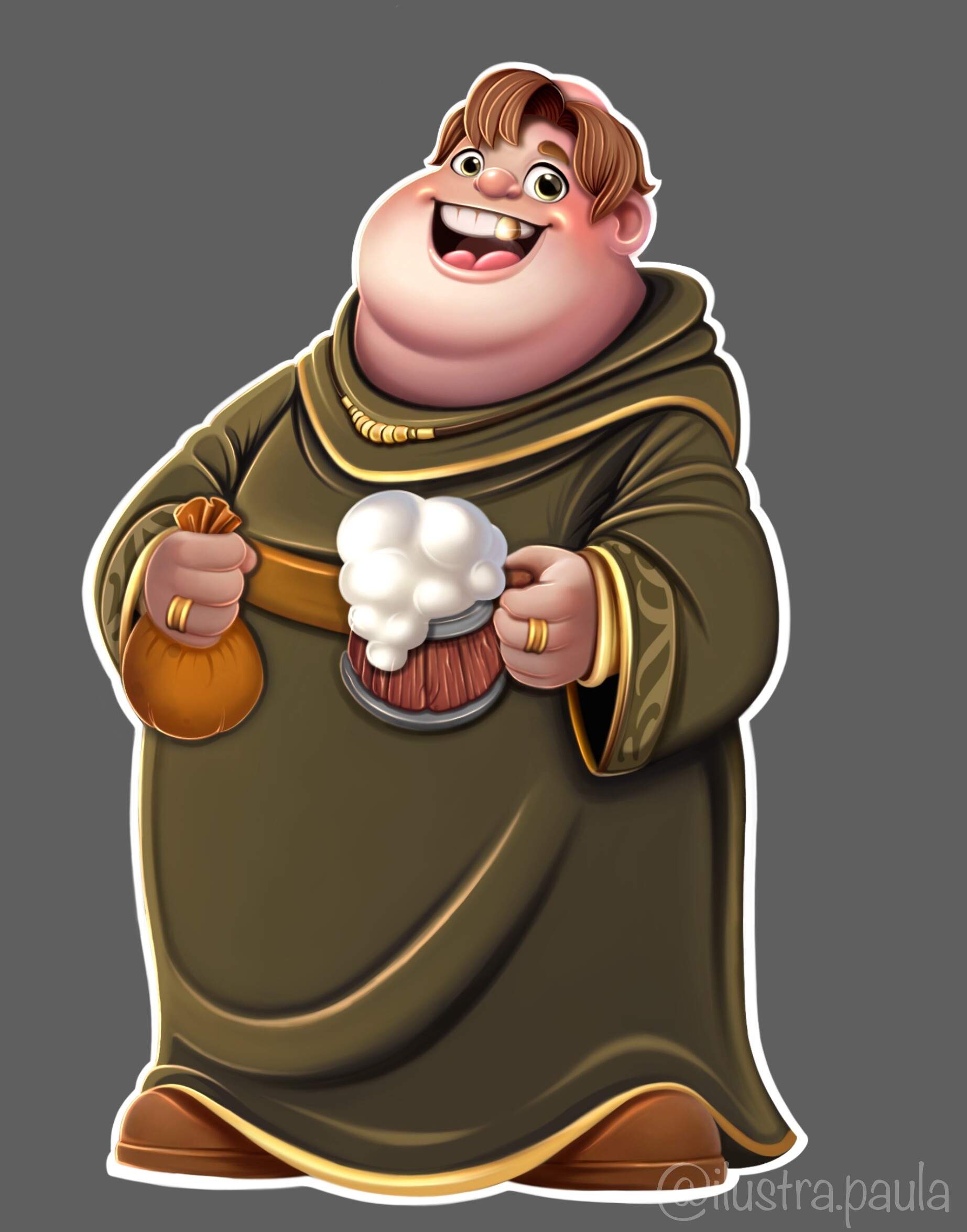 ArtStation - Monk character design