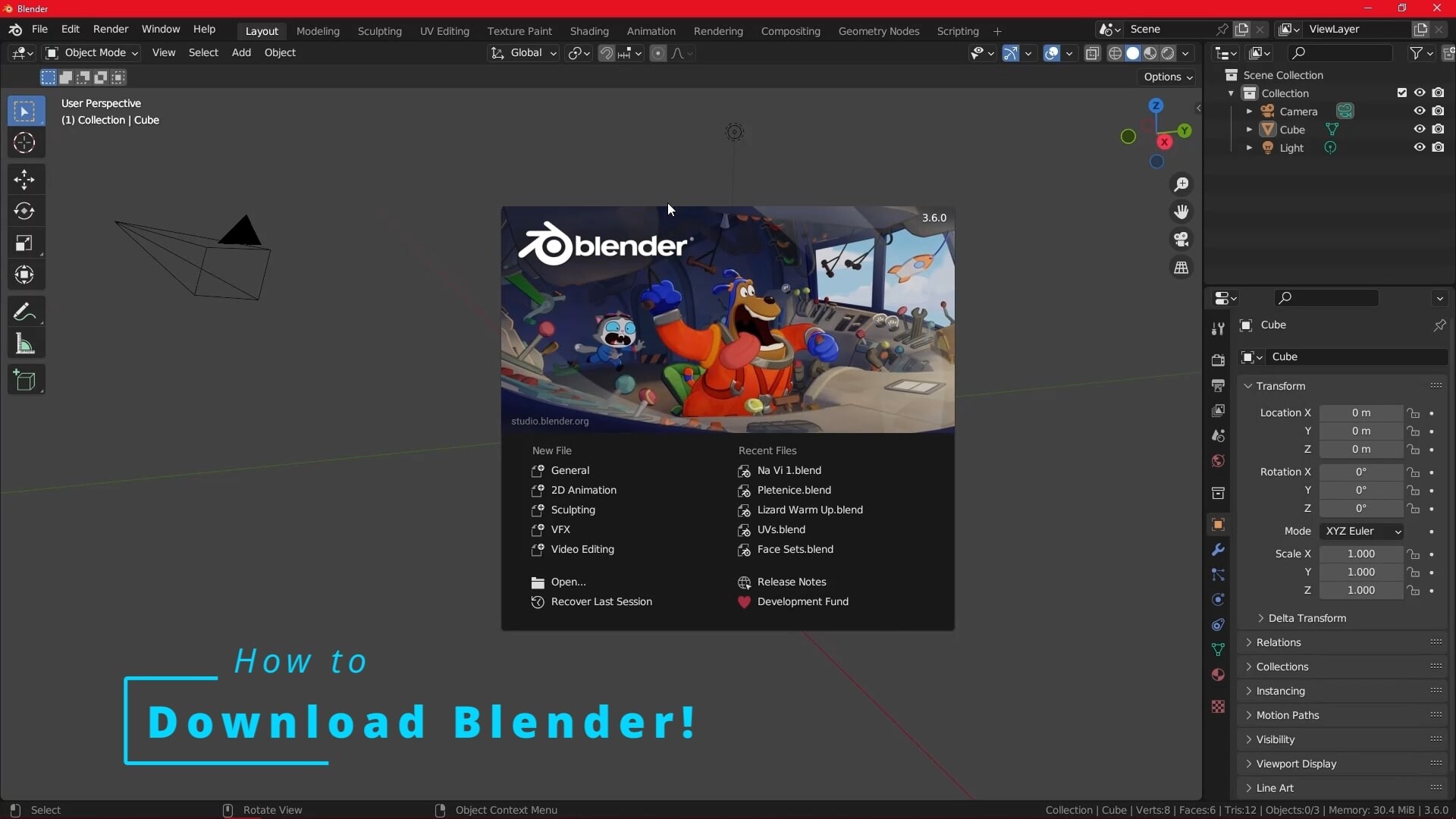 Wing fox - Complete Game Ready Character Creation for Beginners in Blender!