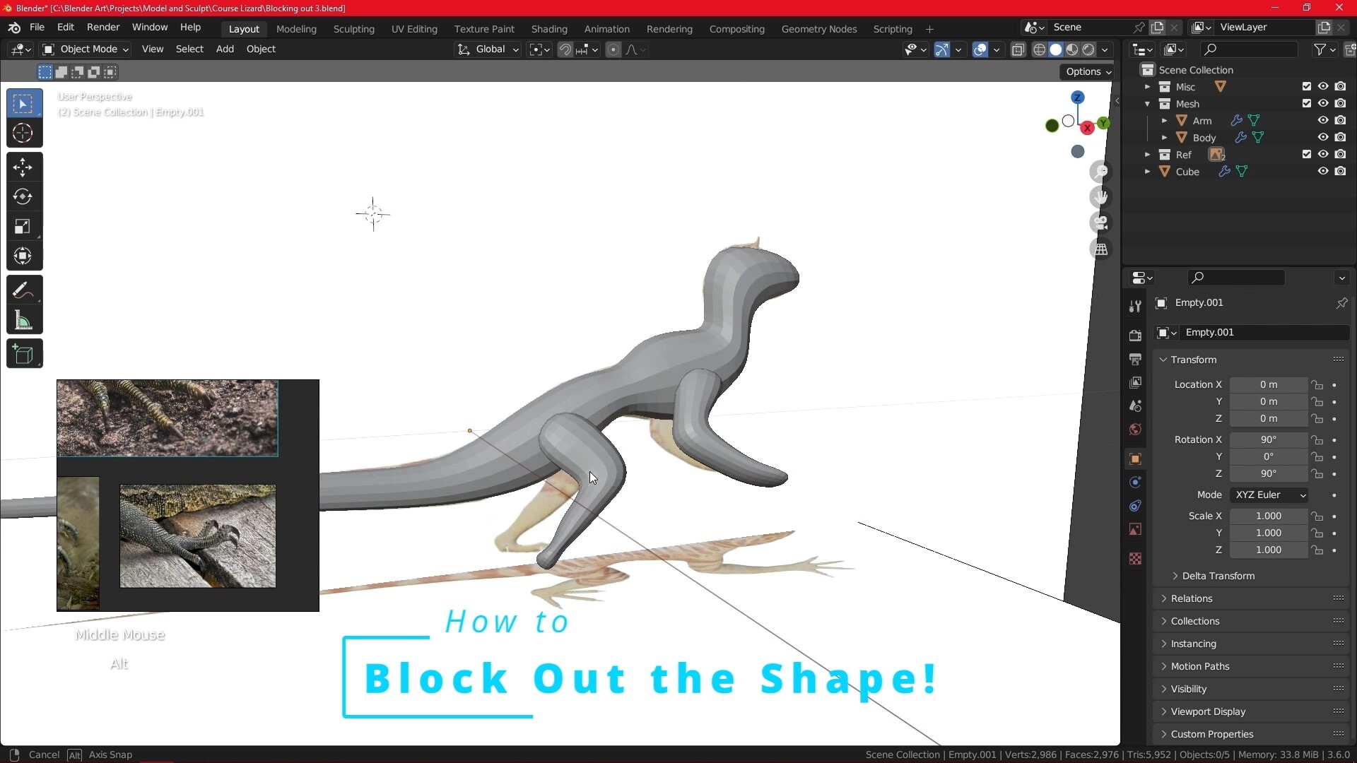 Wing fox - Complete Game Ready Character Creation for Beginners in Blender!