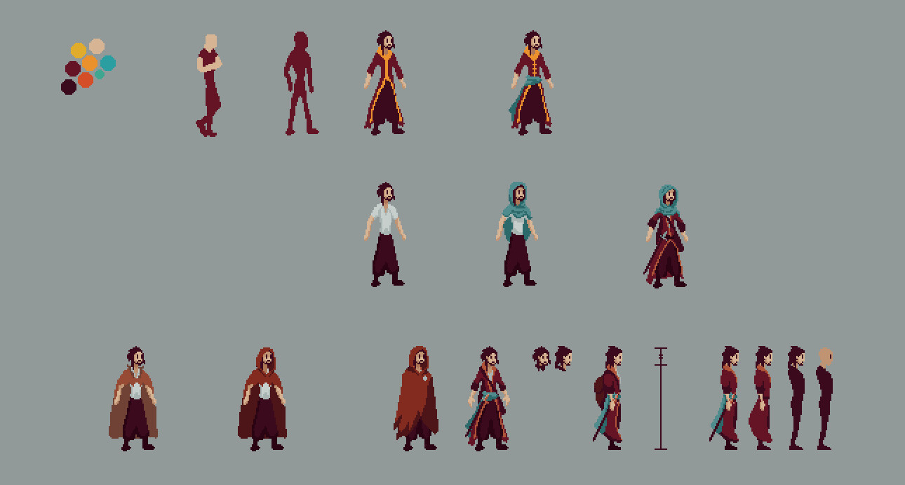 ArtStation - Character design process