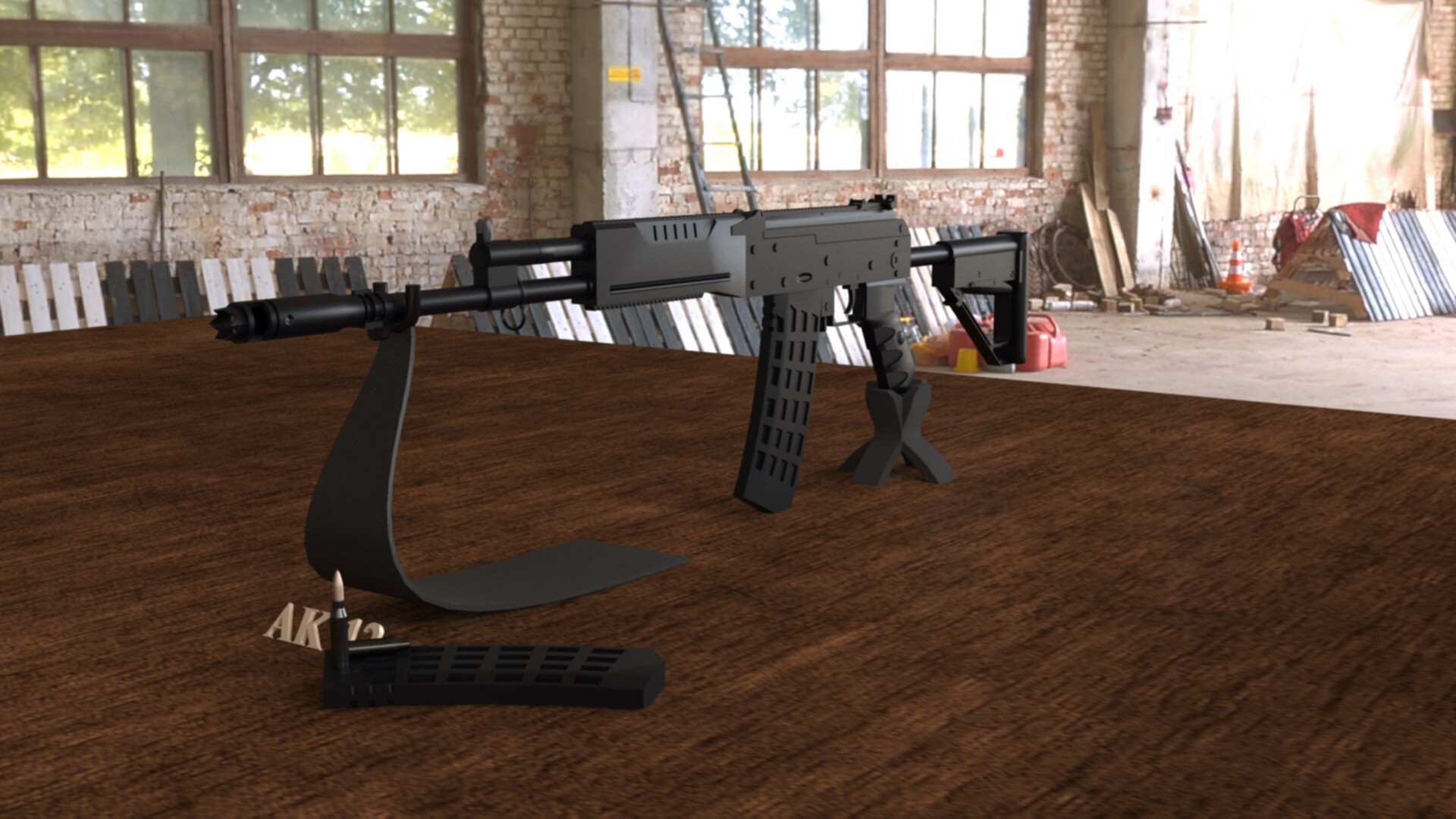 ArtStation - Russian AK-12 3D Model - The Modern Legend | Game-Ready ...