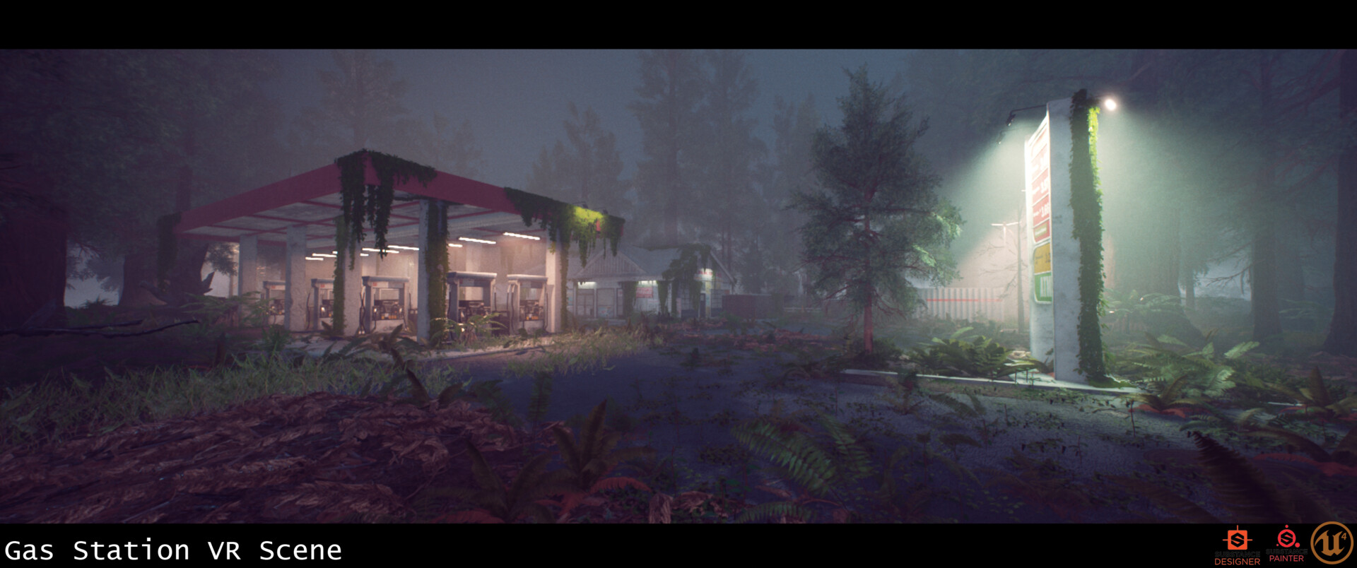 ArtStation - Gas station VR scene UE4