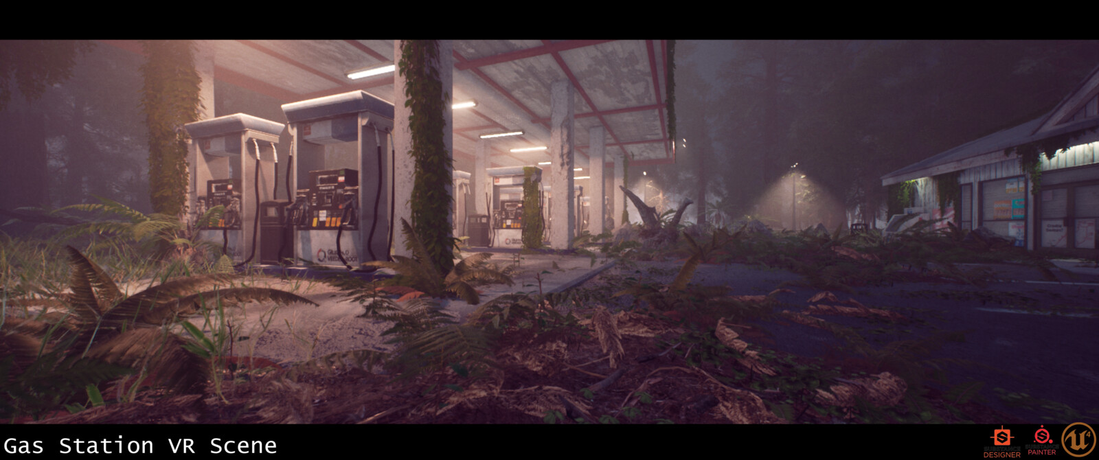 James Marcus - Gas station VR scene UE4