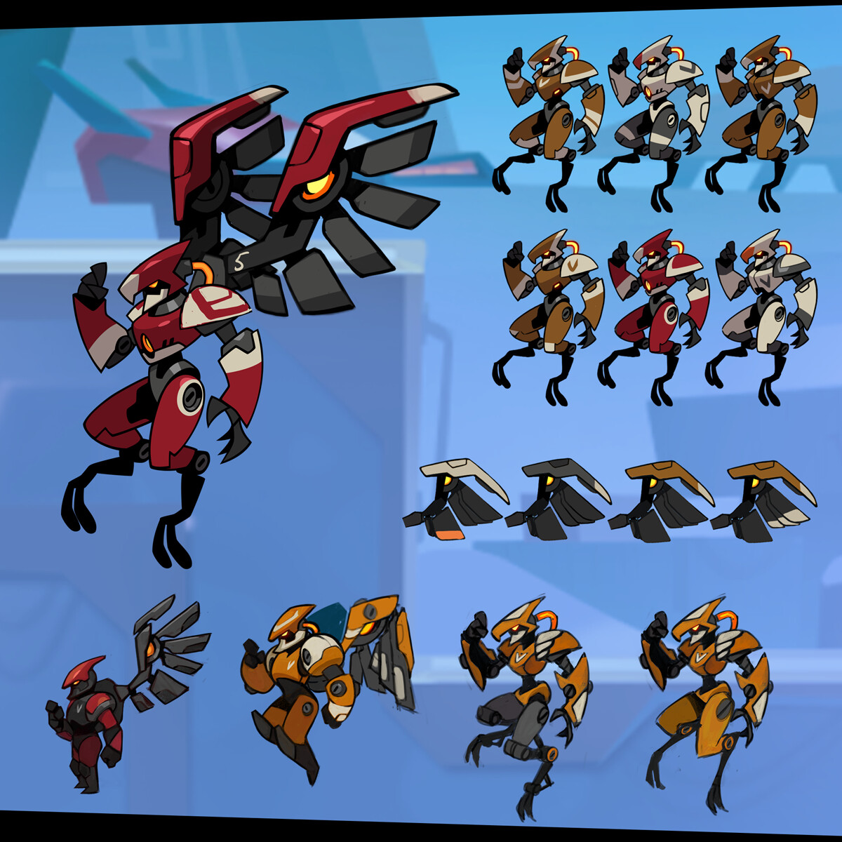 Aleksandr Pushai - BlastBrigade.Concept Art. Characters. 2020