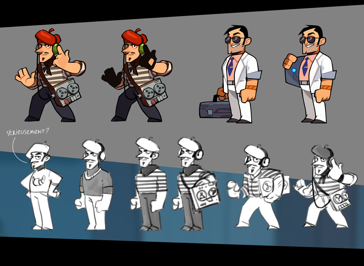 Aleksandr Pushai - BlastBrigade.Concept Art. Characters. 2020