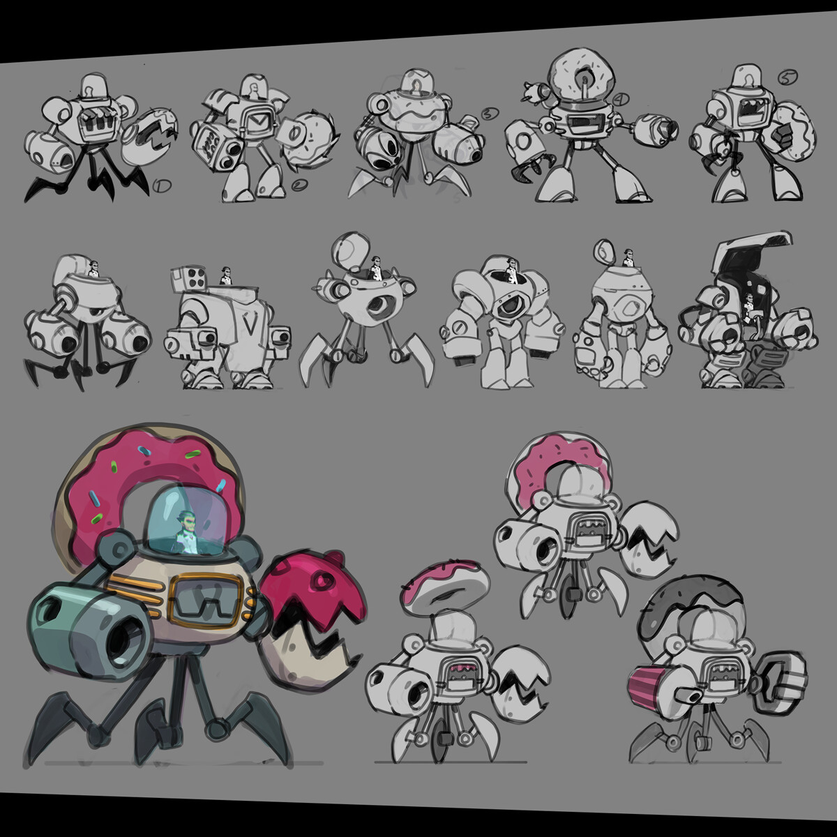 Aleksandr Pushai - BlastBrigade.Concept Art. Characters. 2020