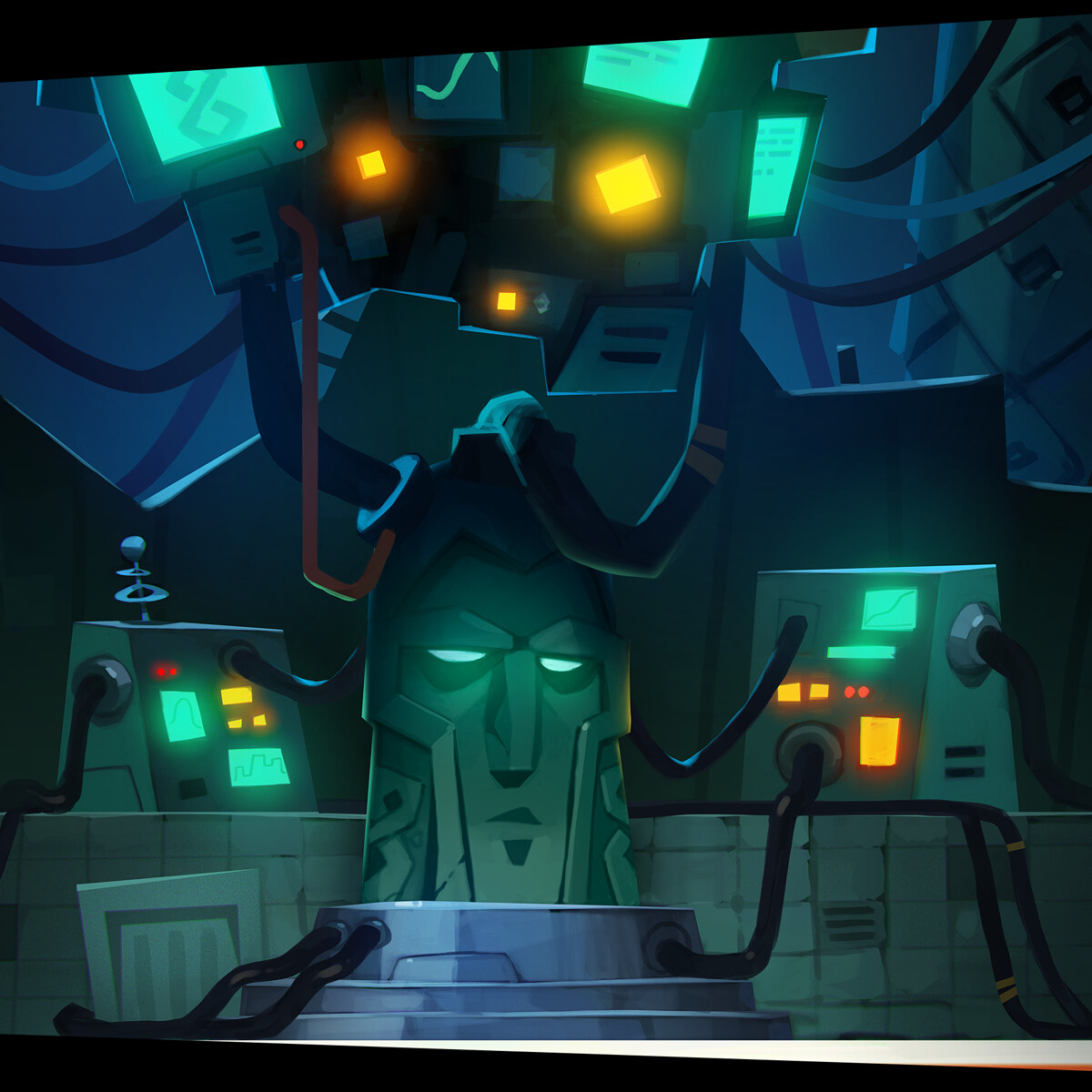 Aleksandr Pushai - BlastBrigade. Concept Art. Environments. 2020