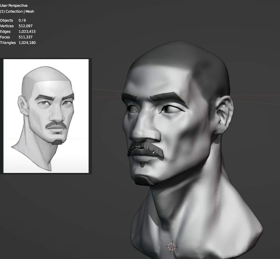 ArtStation - Head Study (ref. artwork Evgeniy Stratiy