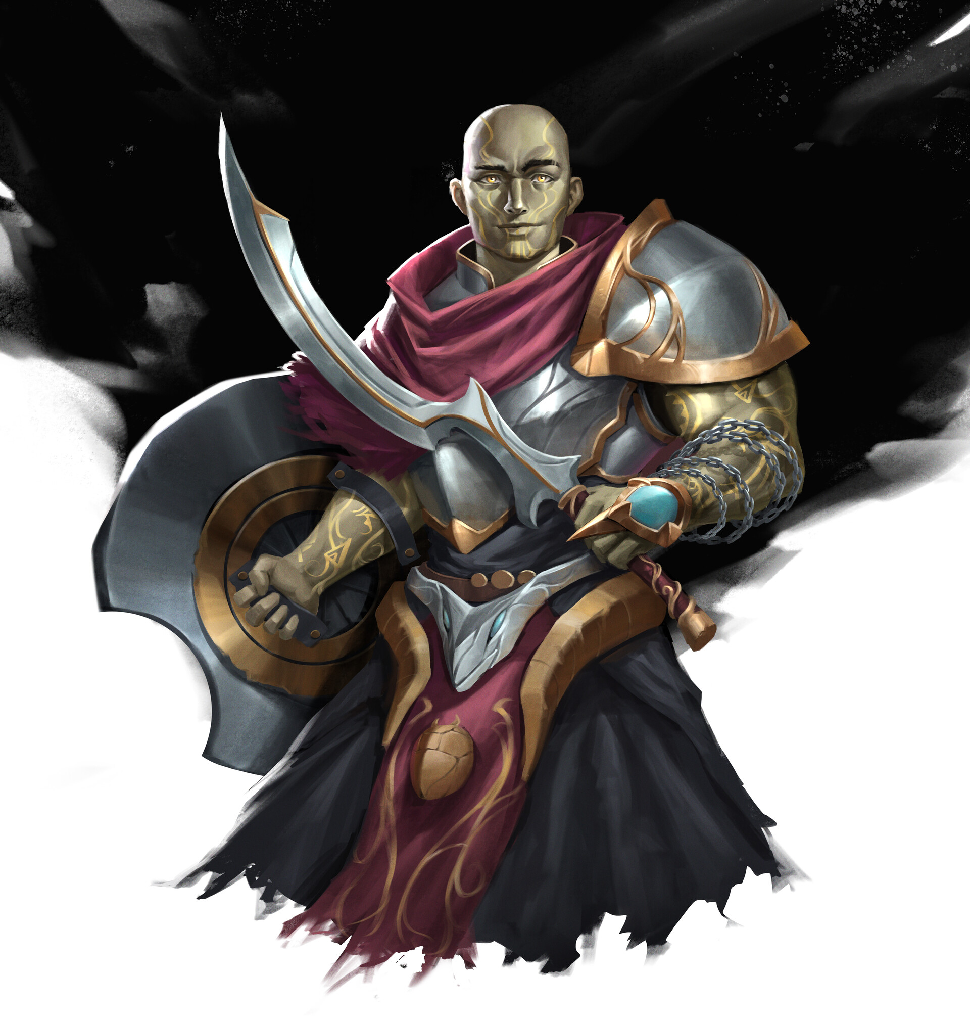 ArtStation - Paladin Warrior Commission