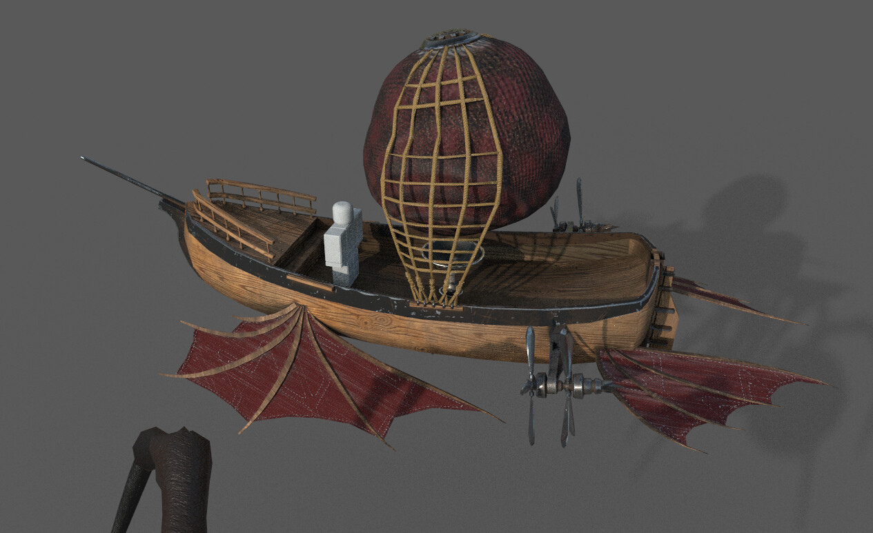 ArtStation - Flying ship