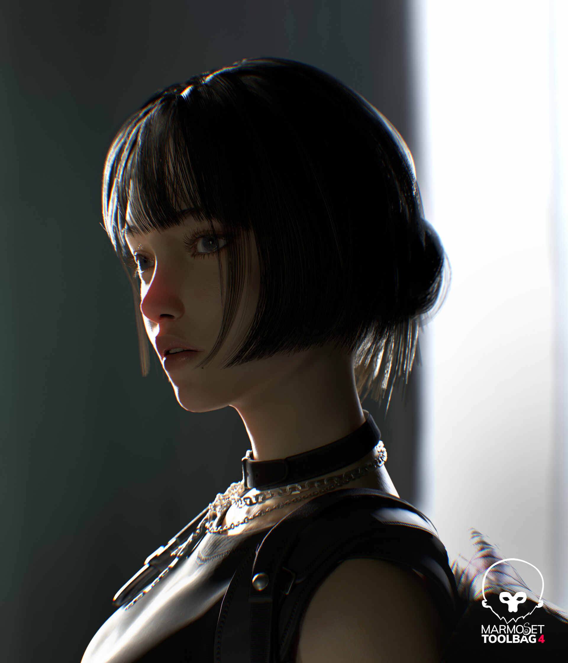 ArtStation - Techwear girl