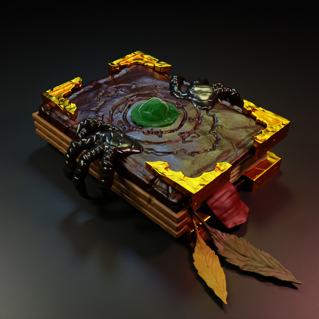 ArtStation - Stylized Book