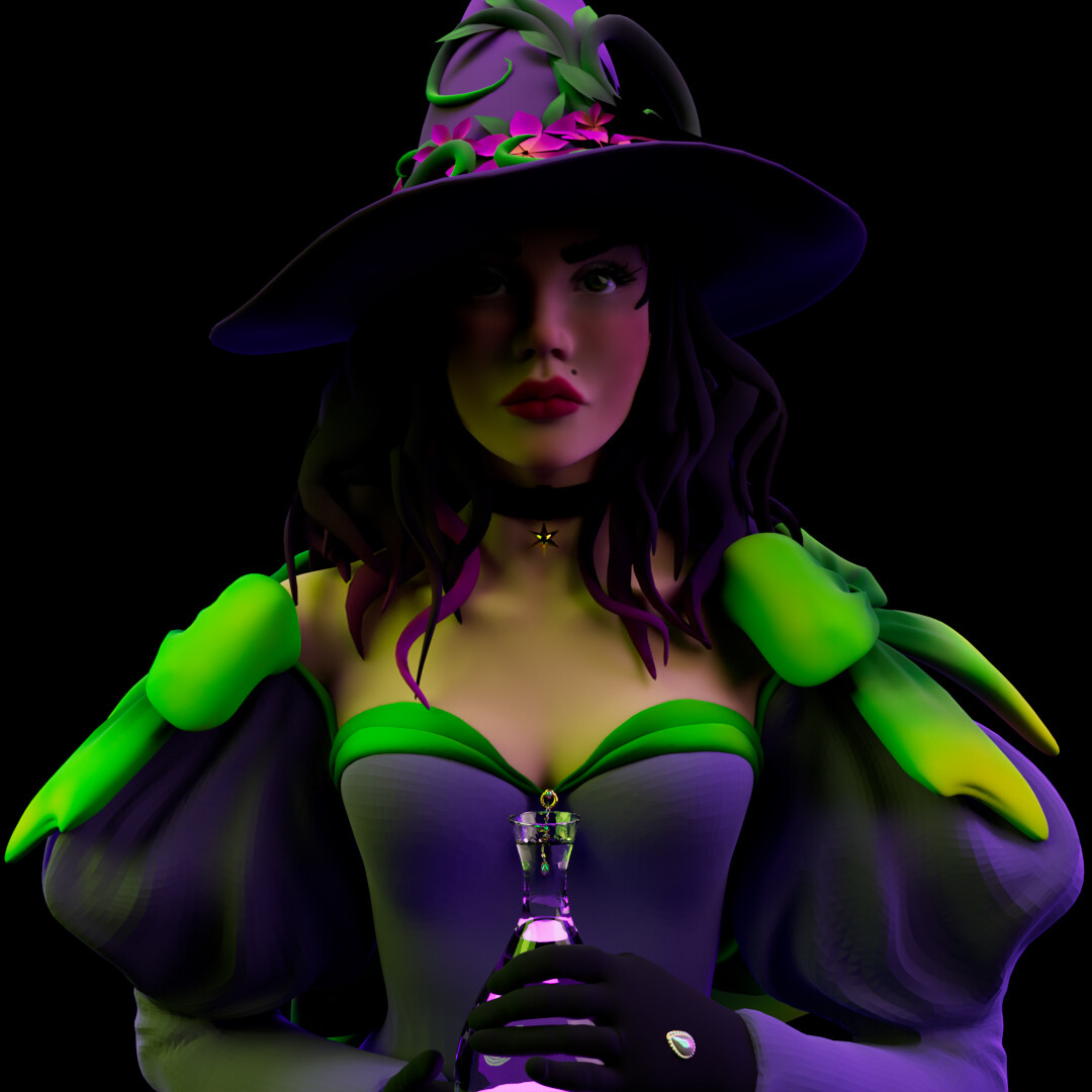 ArtStation - Botanical witch
