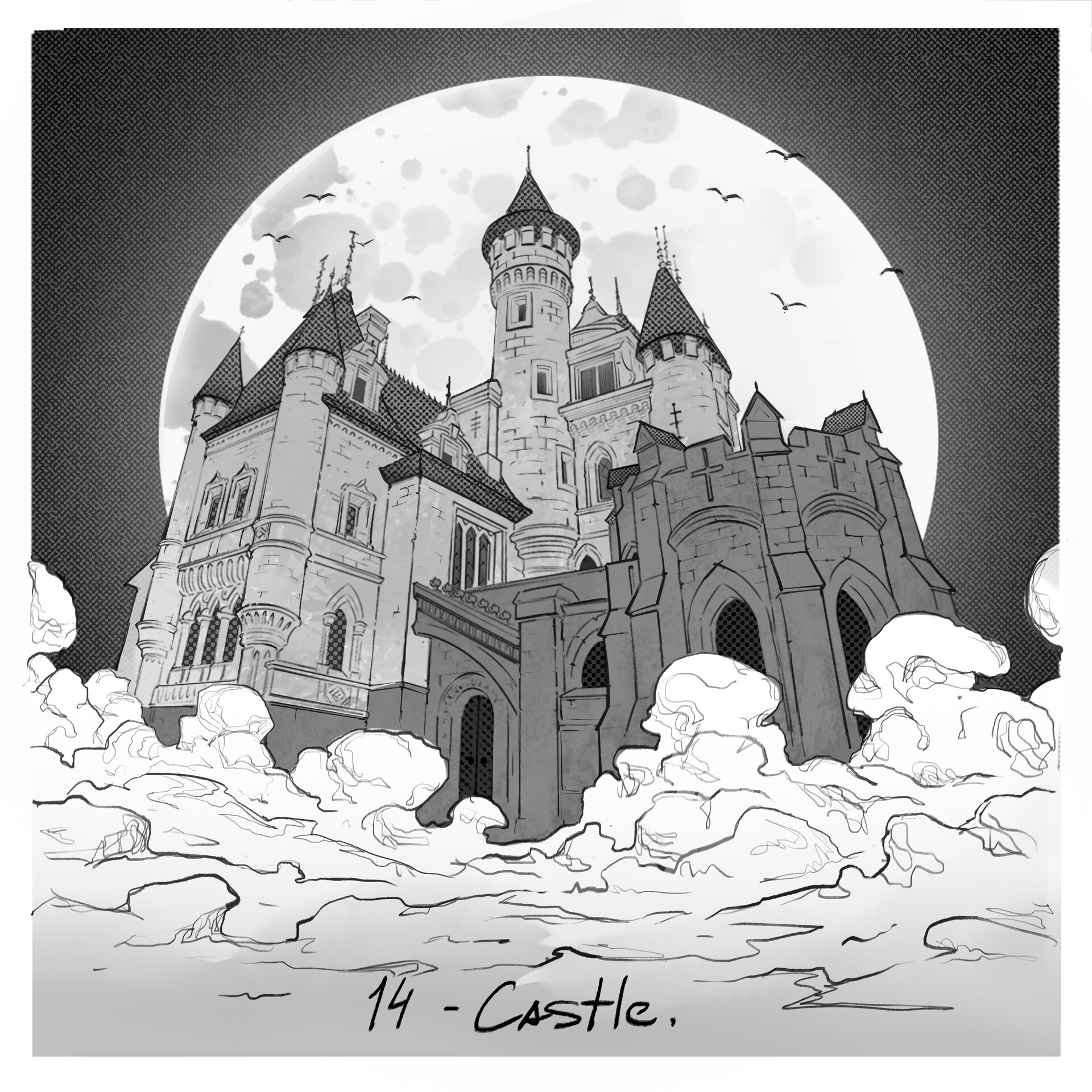 Obscura 29 - CASTLES , Day 14th of Inktober 2023 results are here