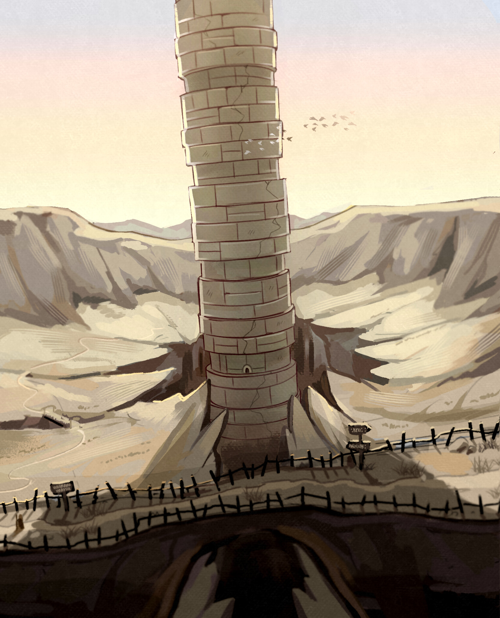 ArtStation - Desert Tower