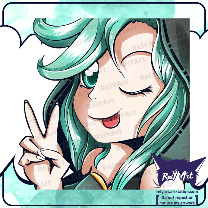 ArtStation - Elfette Emotes x6