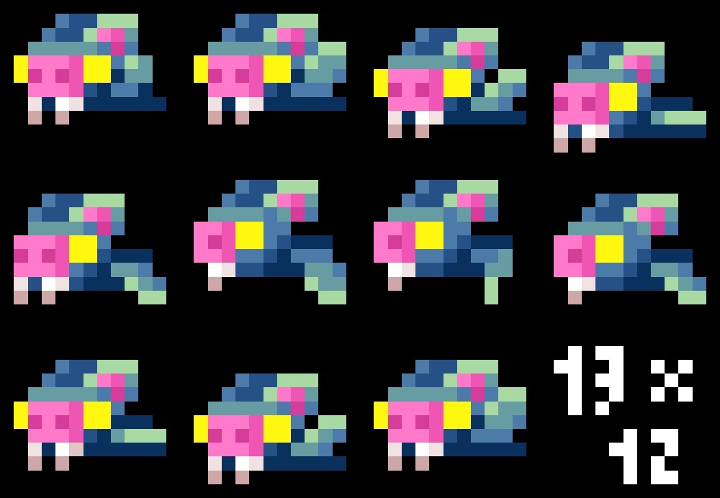 ArtStation - Bat Sprite Enemy