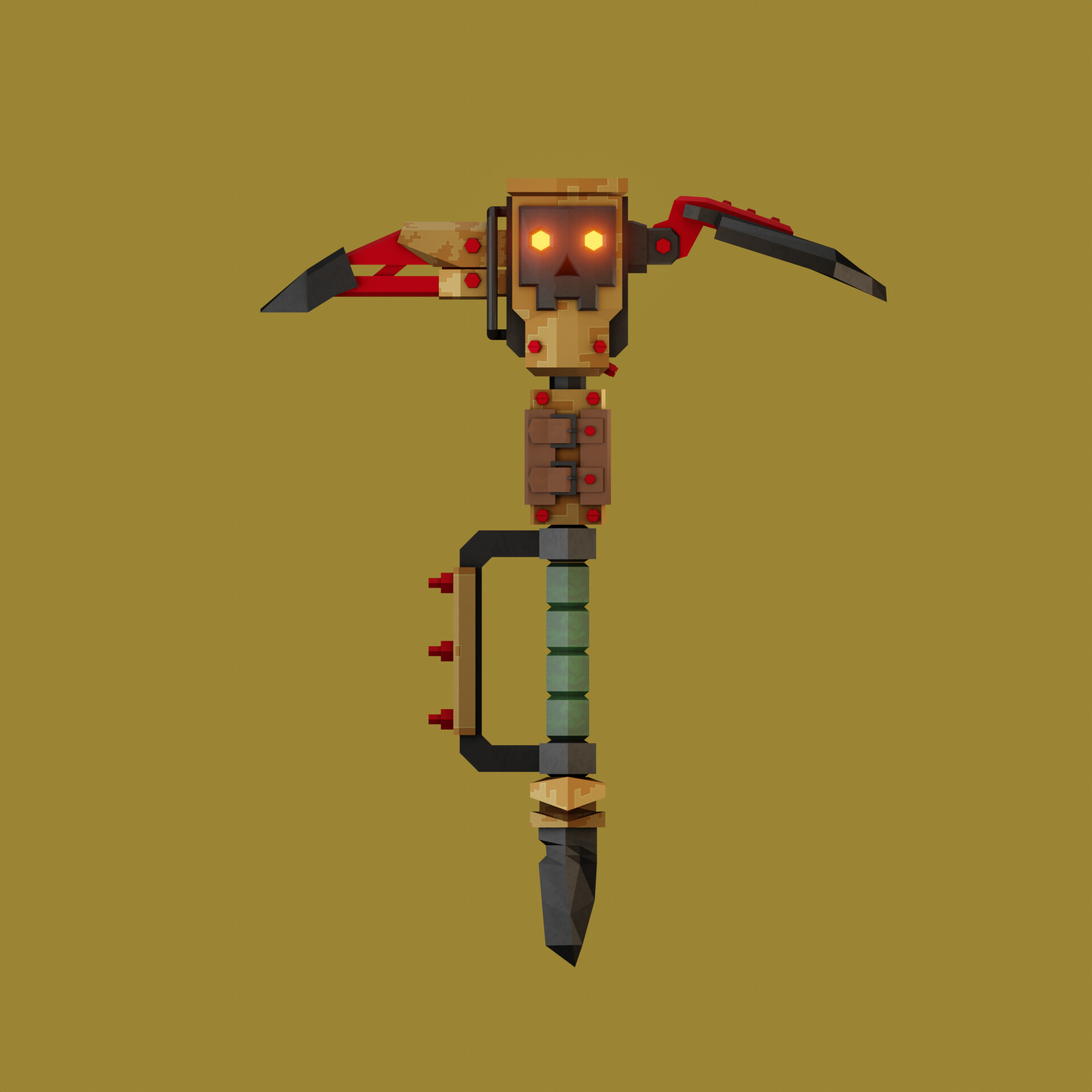 ArtStation - Pickaxe_scull
