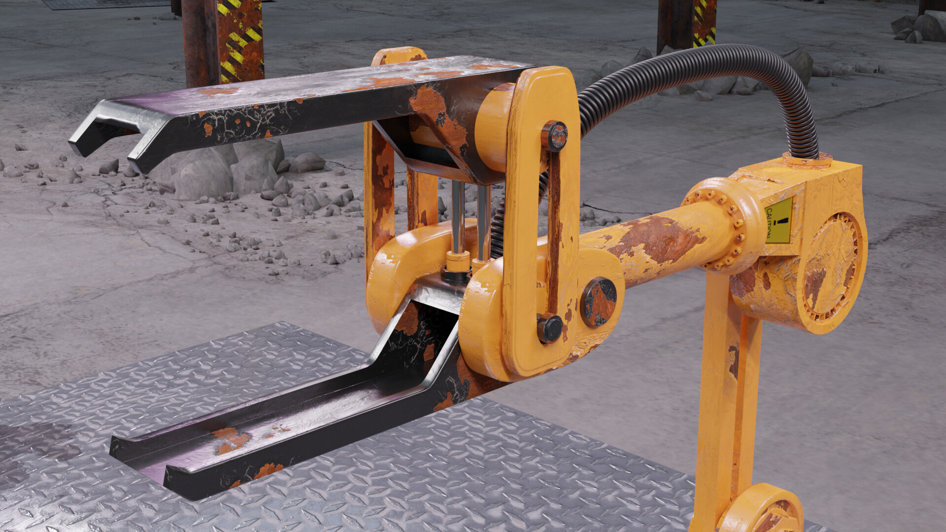 ArtStation - Abandoned machine - Personal work