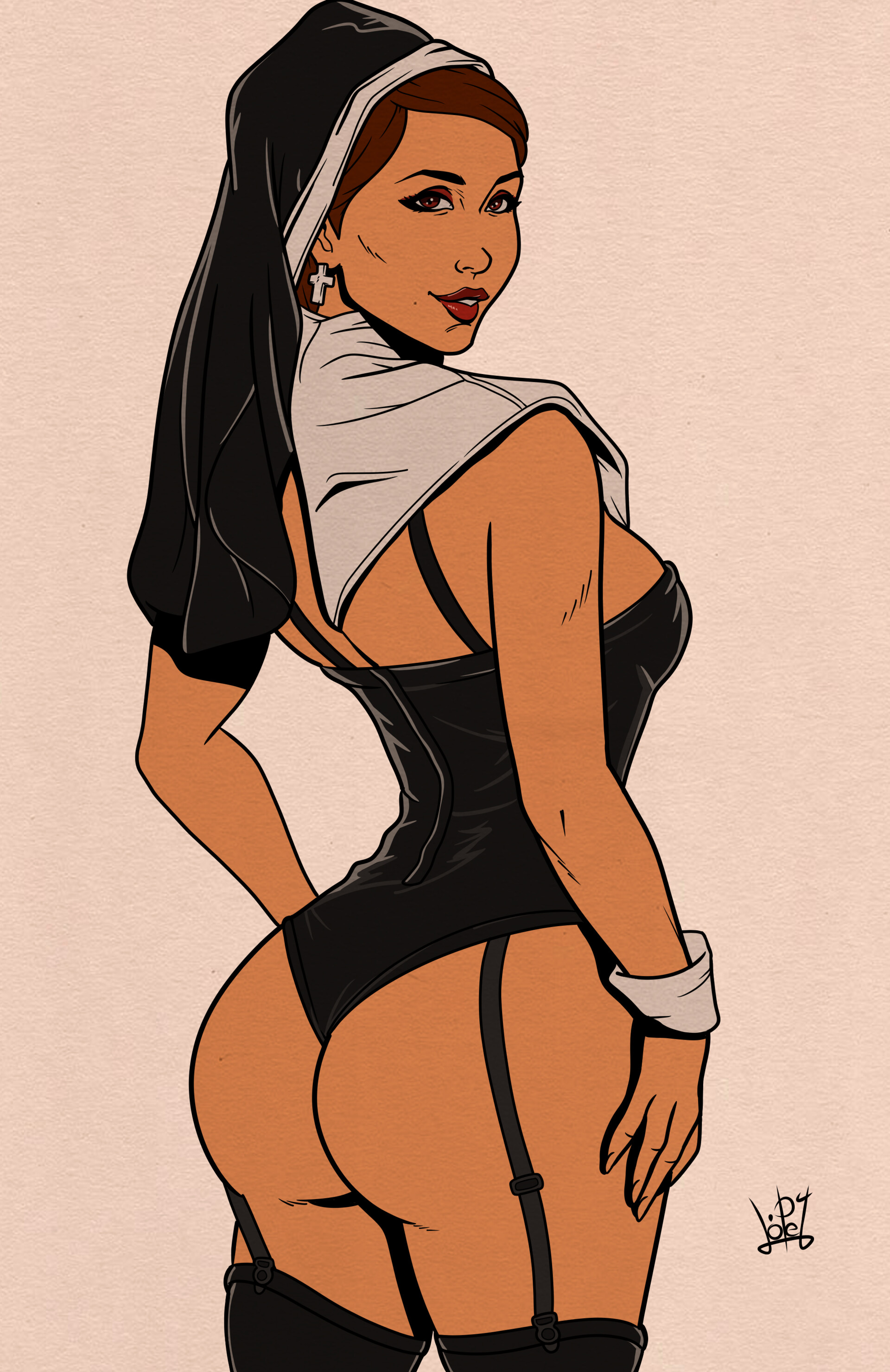 ArtStation - Sexy Nun