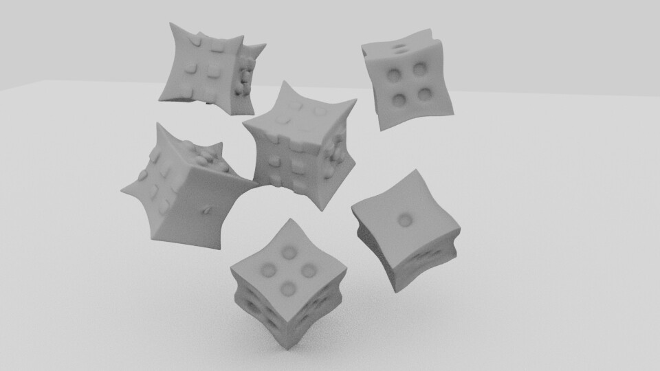 ArtStation - Custom Dice revision 4